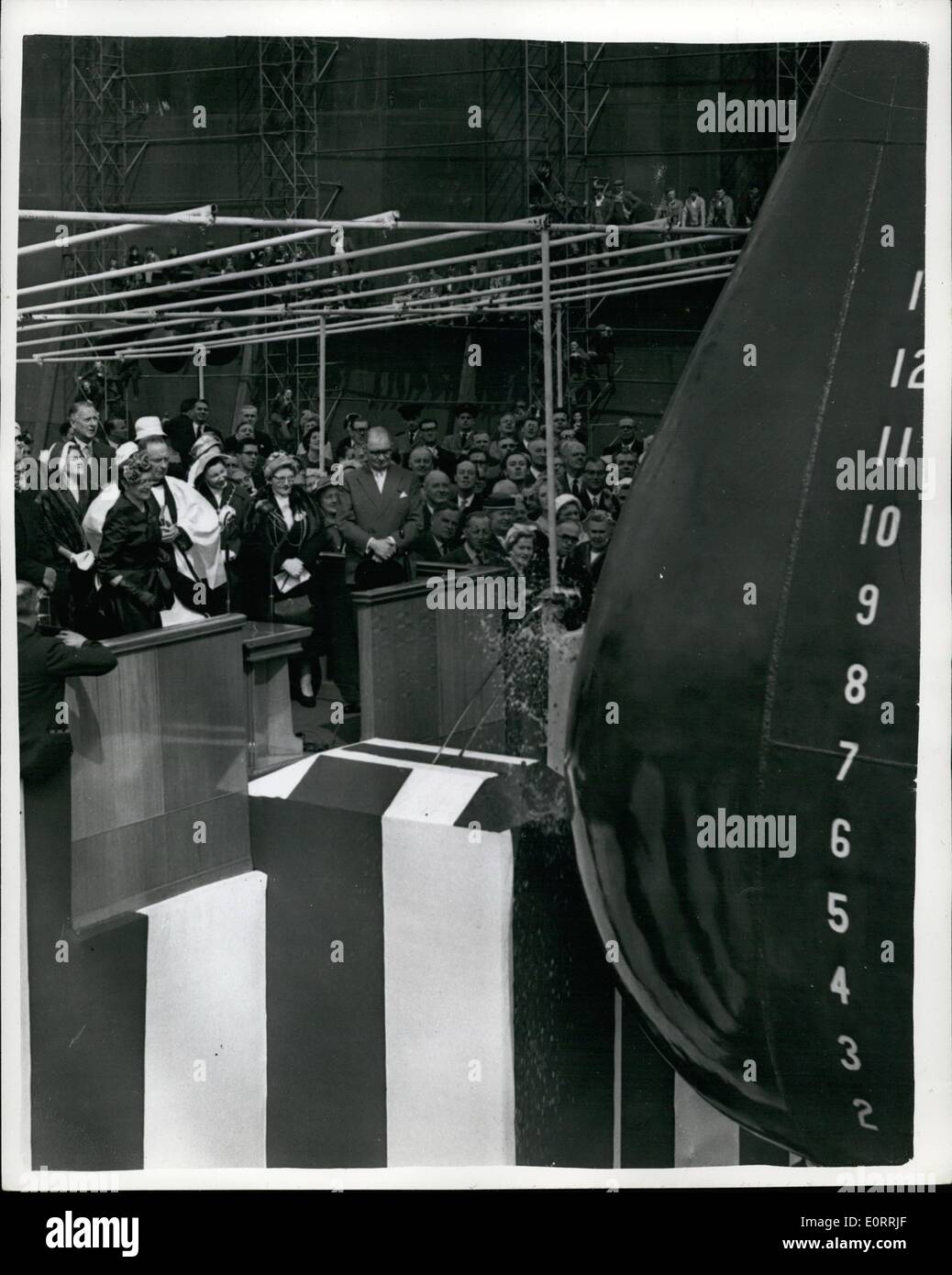 May 05, 1960 - Wife Of Canadian Premier Launches New Liner: Mrs ...