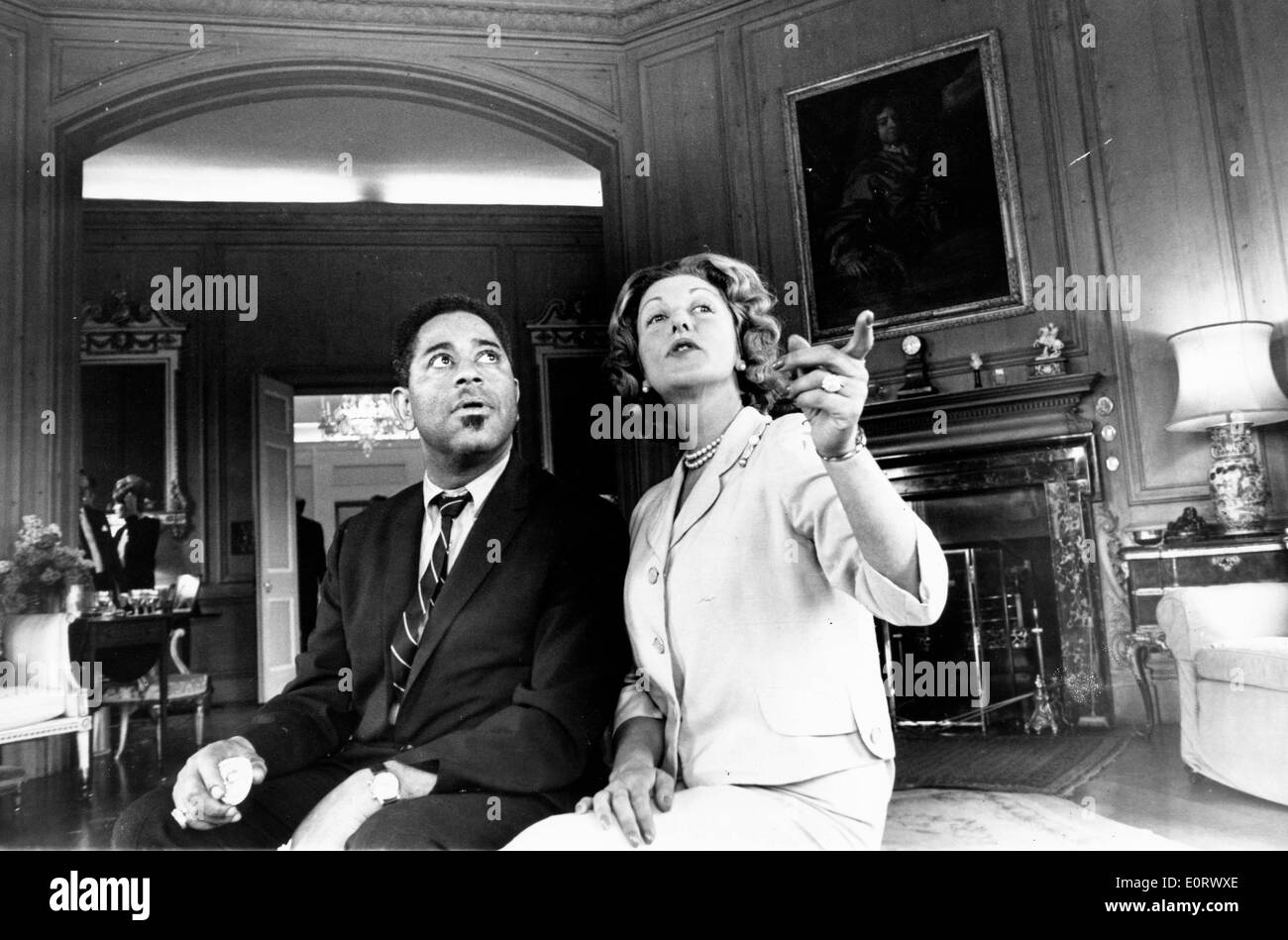 Surprise at home Black and White Stock Photos & Images - Alamy