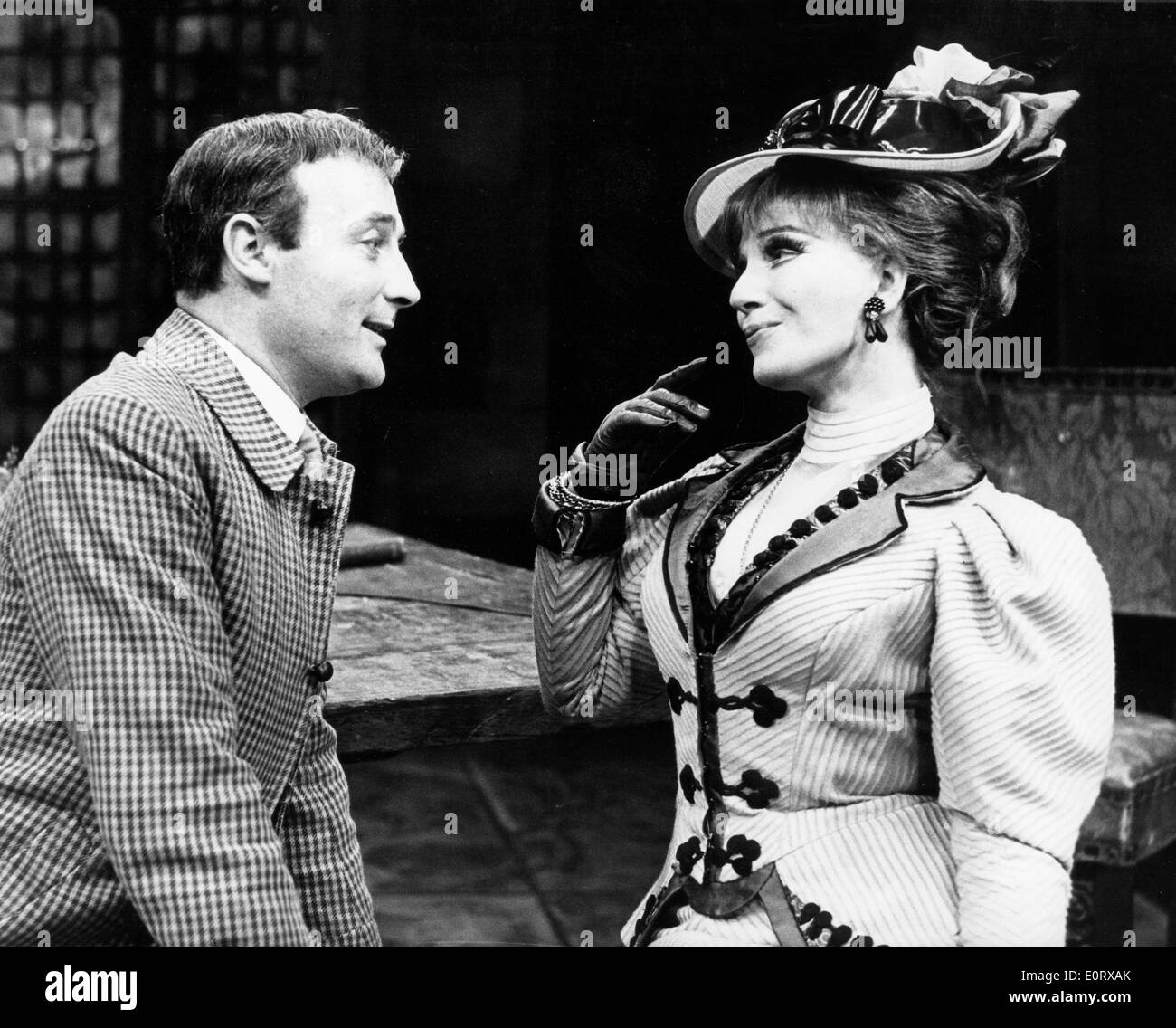 Actress Fenella Fielding in a film scene Stock Photo - Alamy