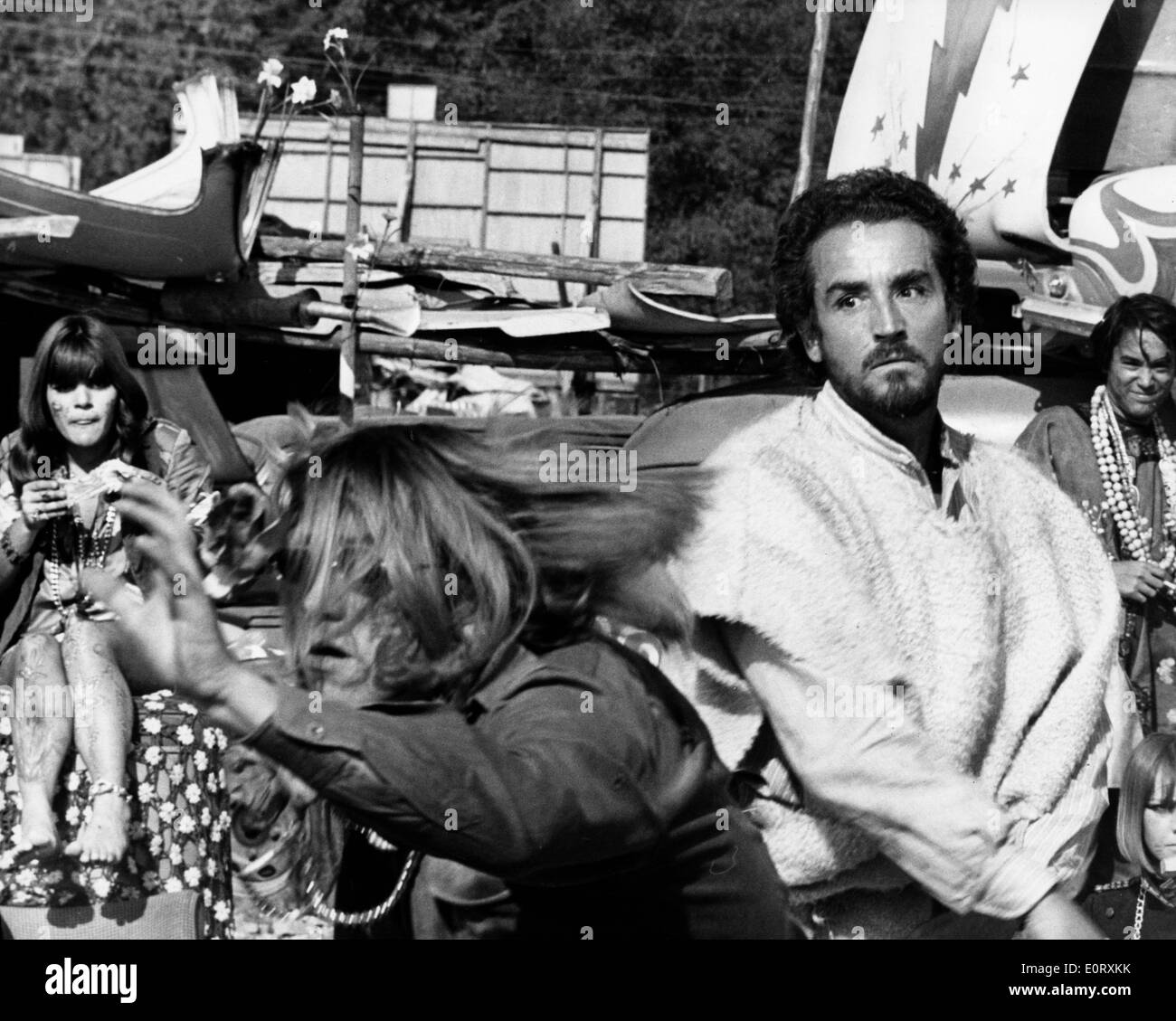 Actor and director, VITTORIO GASSMAN on set Stock Photo - Alamy