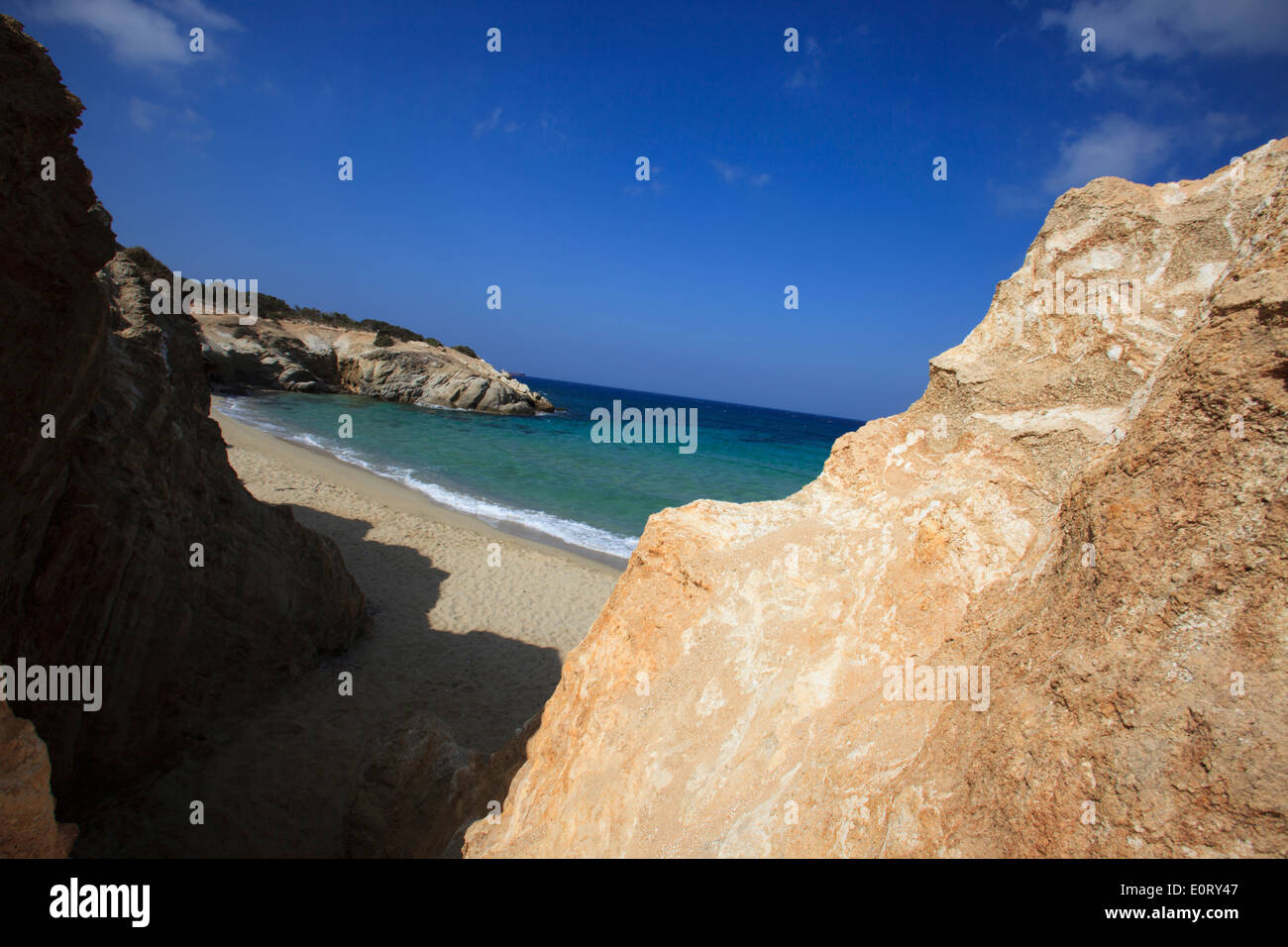 Alyko beach, Naxos, Cyclades Islands, Greece Stock Photo - Alamy