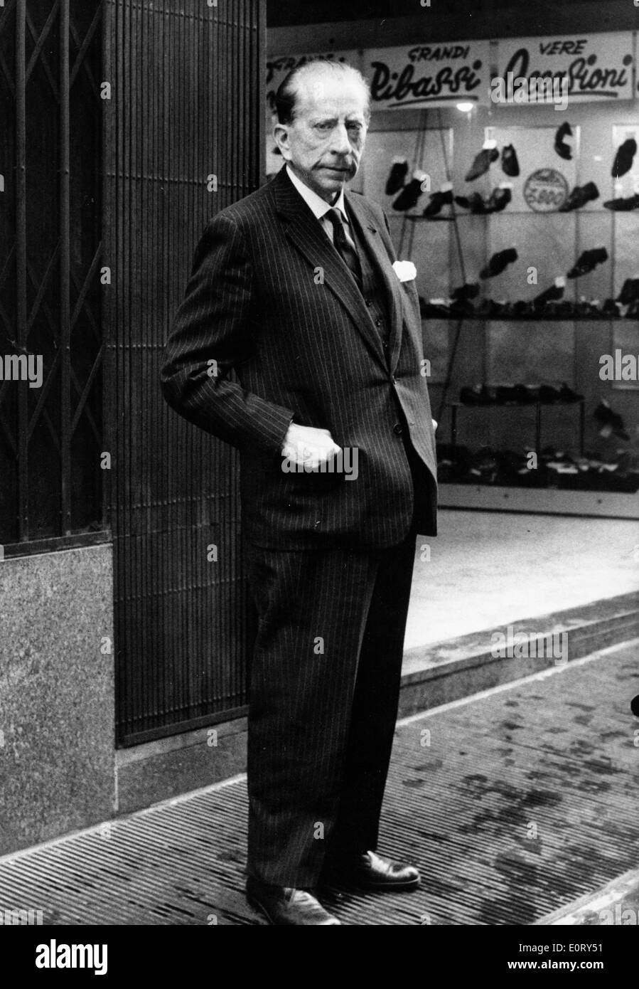 Stands on road in Black and White Stock Photos & Images - Alamy