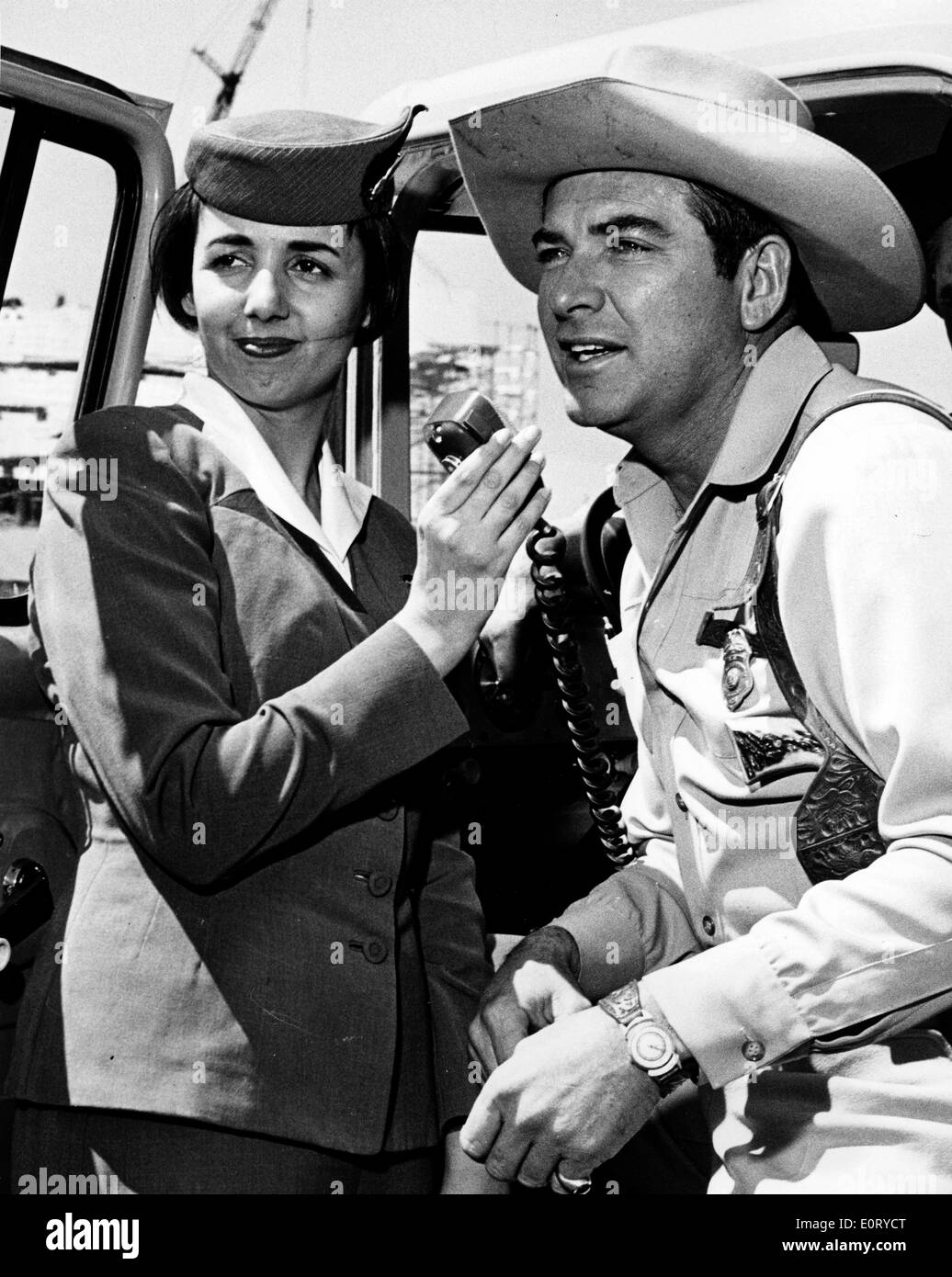 May 08, 1960 - New York, New York, U.S. - Actor John Bromfield, right ...