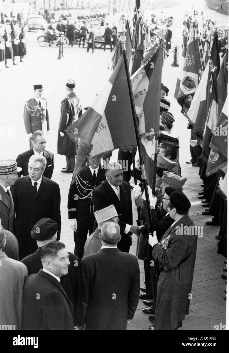 French military event Black and White Stock Photos & Images - Alamy