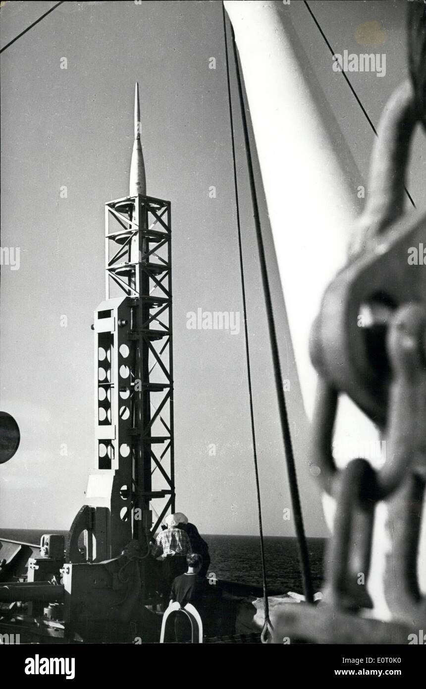 Jun. 06, 1960 - The Weather Ship.: Five minutes before the firing the ...