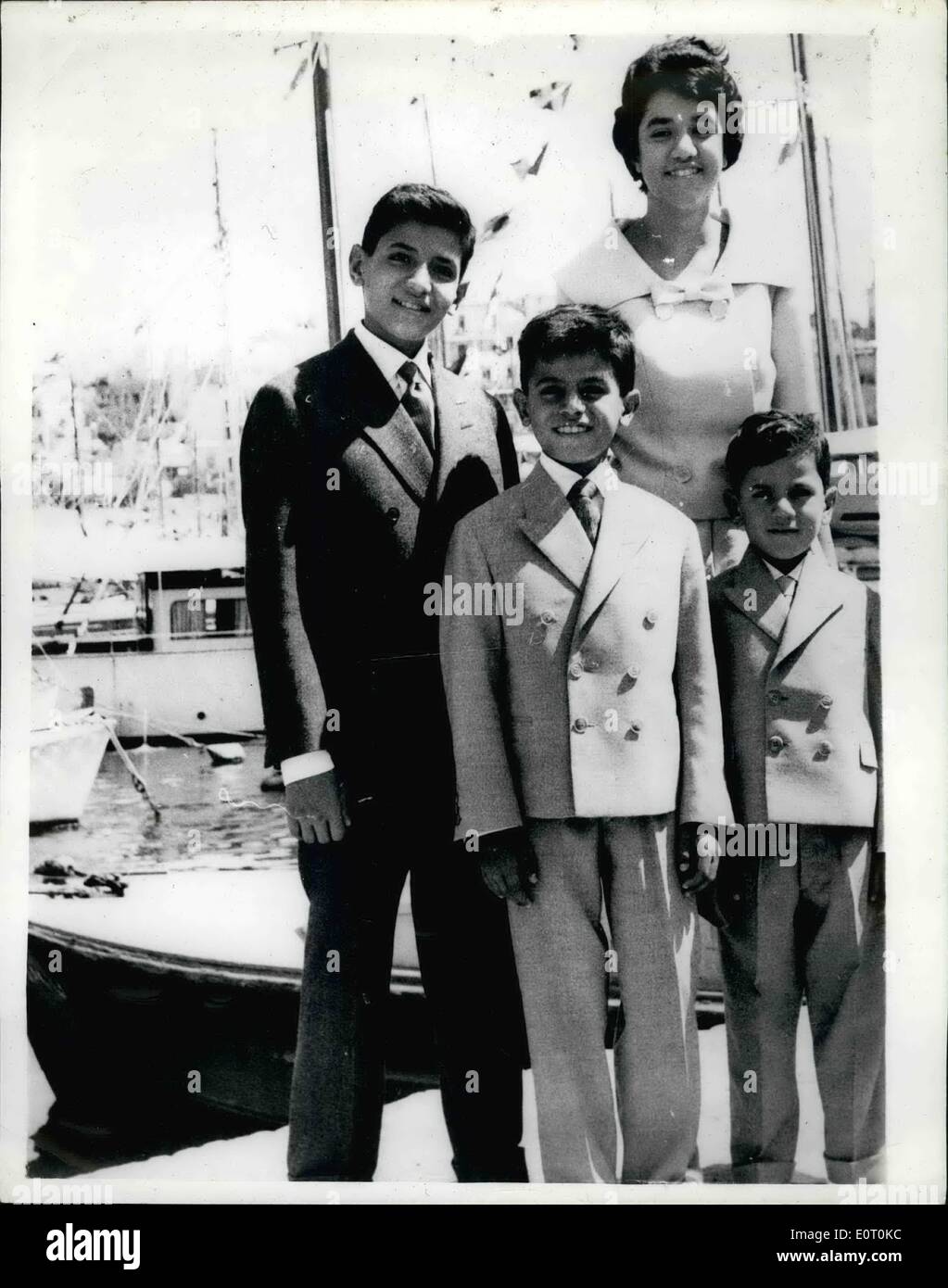Jun. 06, 1960 - President Nasser and his Family on a three-day visit to ...