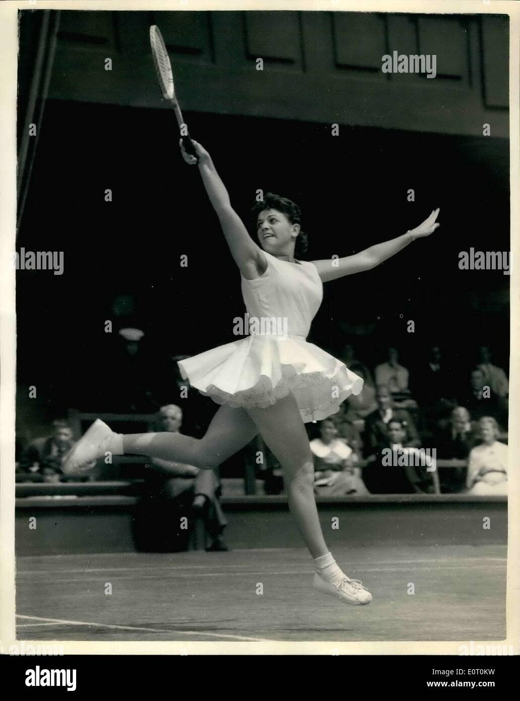 Jun. 06, 1960 - Wimbledon Championships Continued Miss Schumann V. Ann ...