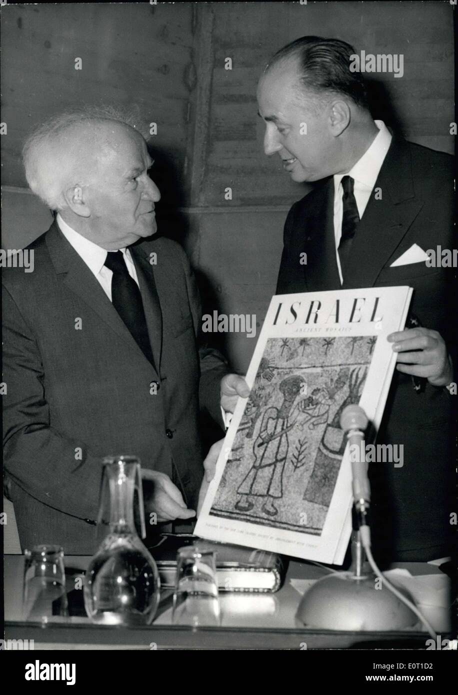 Jun. 16, 1960 - M. Ben Gourion's visit in Paris: Mr. Ben Gourion ...