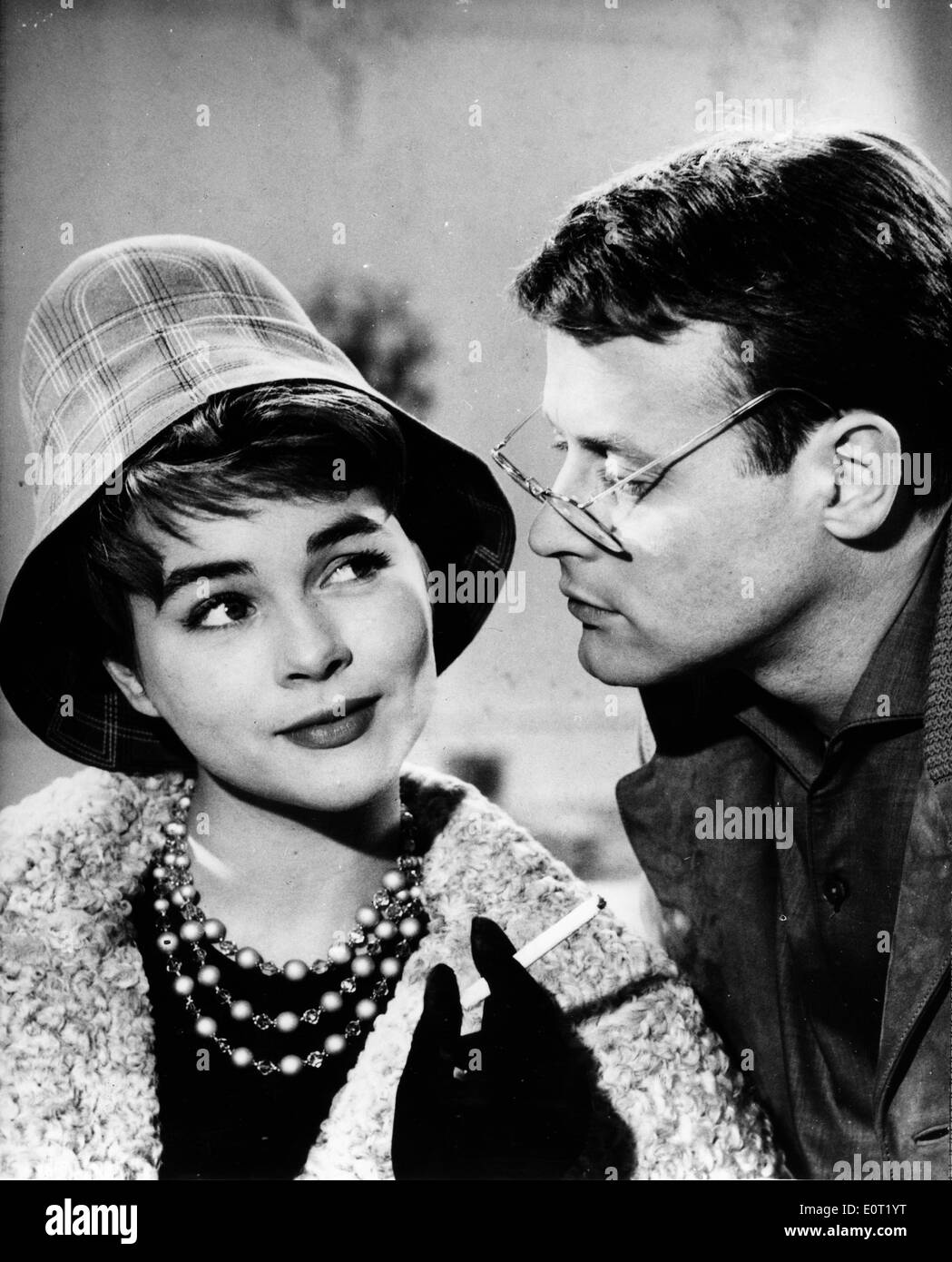 Actor actress dressed in Black and White Stock Photos & Images - Alamy