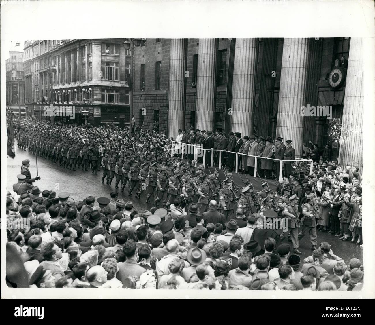 Jul. 07, 1960 - Irish Troops leave for the Congo; Photo Shows Irish ...