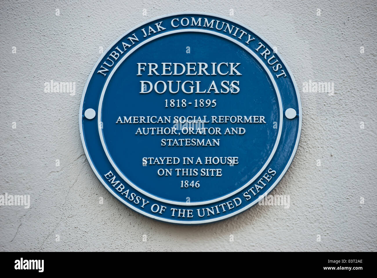 nubian jak blue plaque marking a home of american reformer and ...