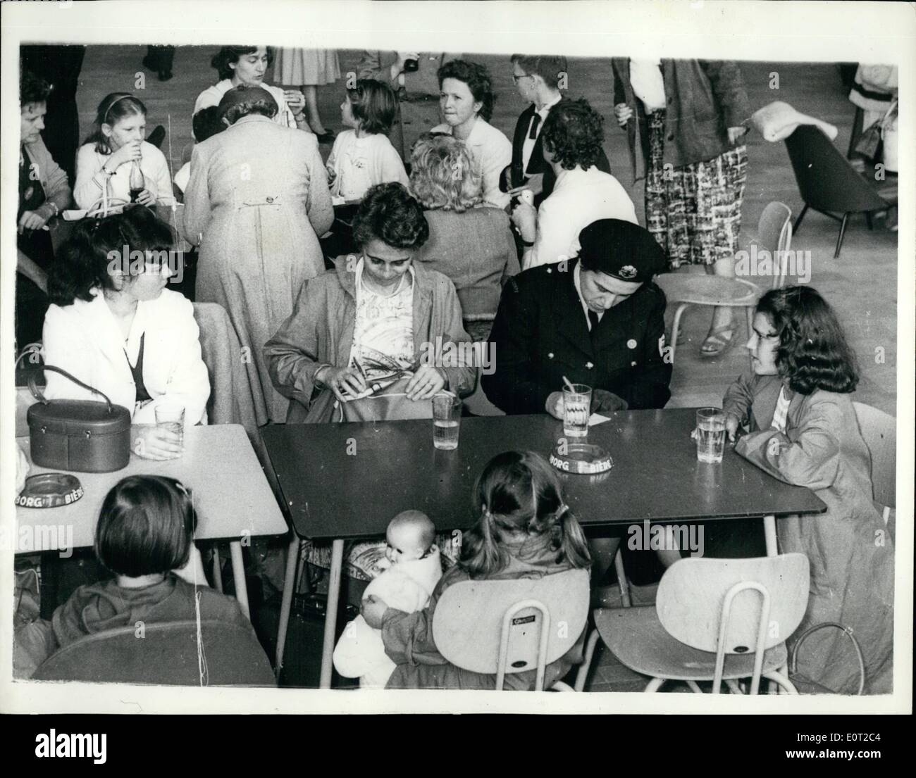 Jul. 07, 1960 - More Refugees arrive in Brussels from the Belgian Congo ... Jul. 07, 1960 - More Refugees arrive in Brussels from the Belgian Congo ...