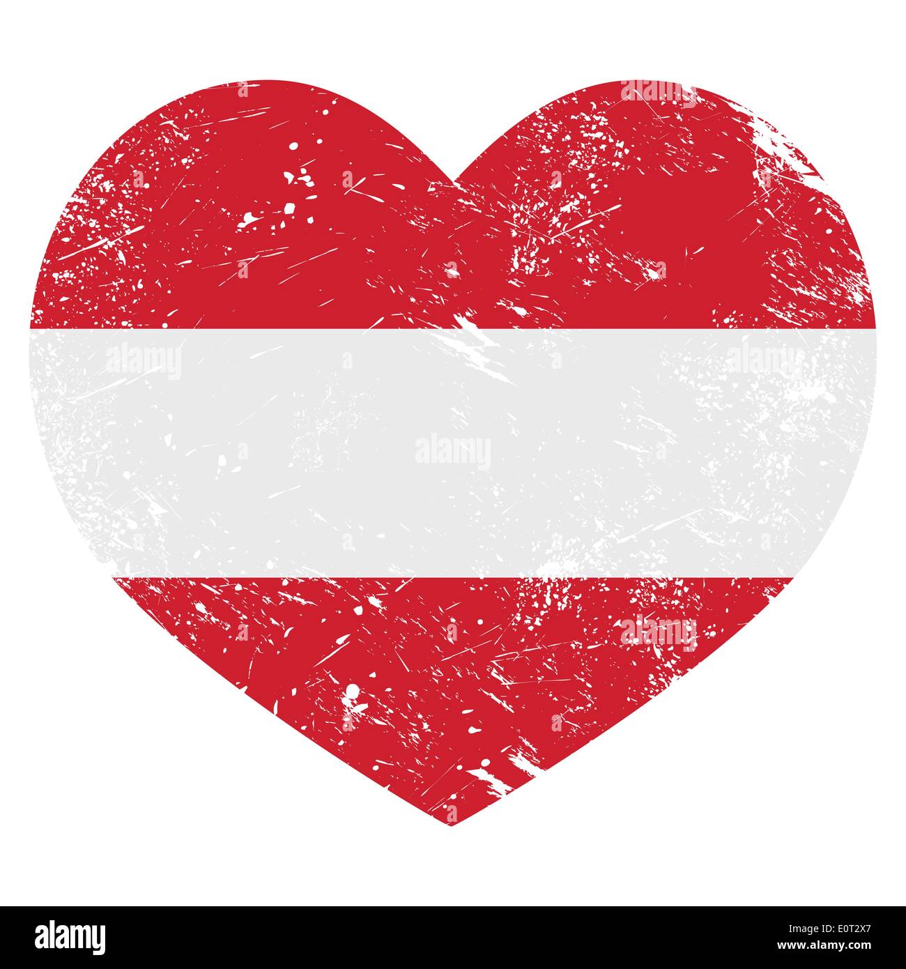 Austria heart retro flag Stock Vector Image & Art - Alamy