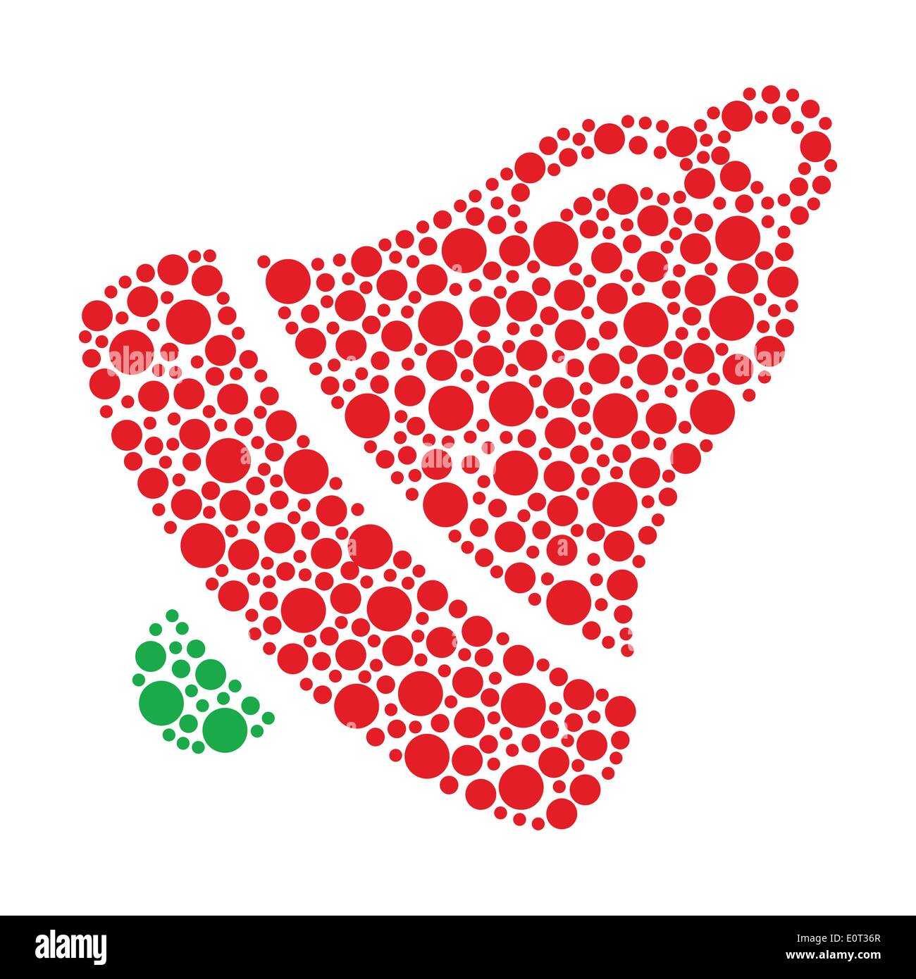 Christmas bell made of circles Stock Vector Image & Art - Alamy