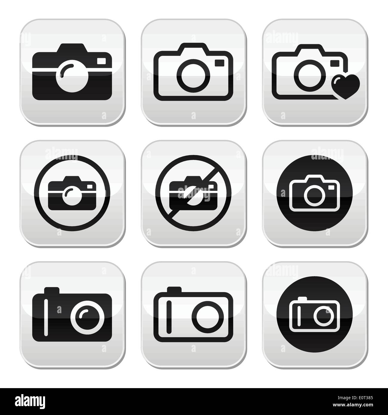 Buttons detail Stock Vector Images - Alamy