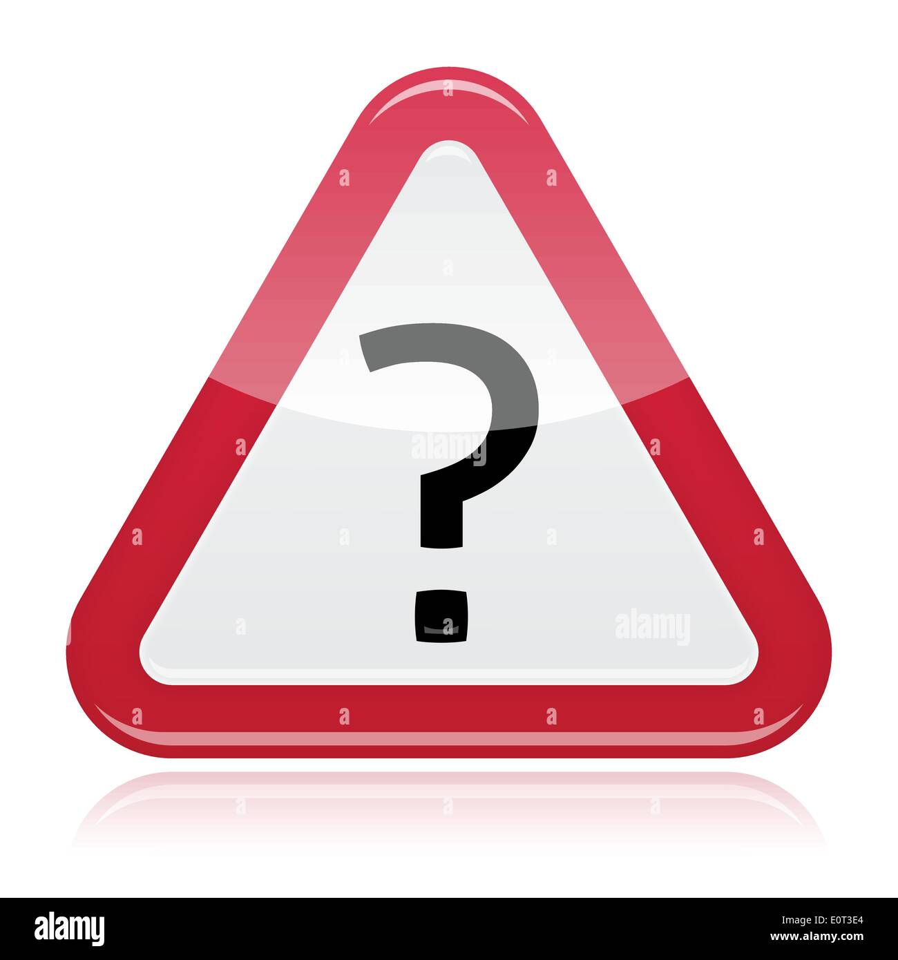 Glossy question mark Stock Vector Images - Alamy