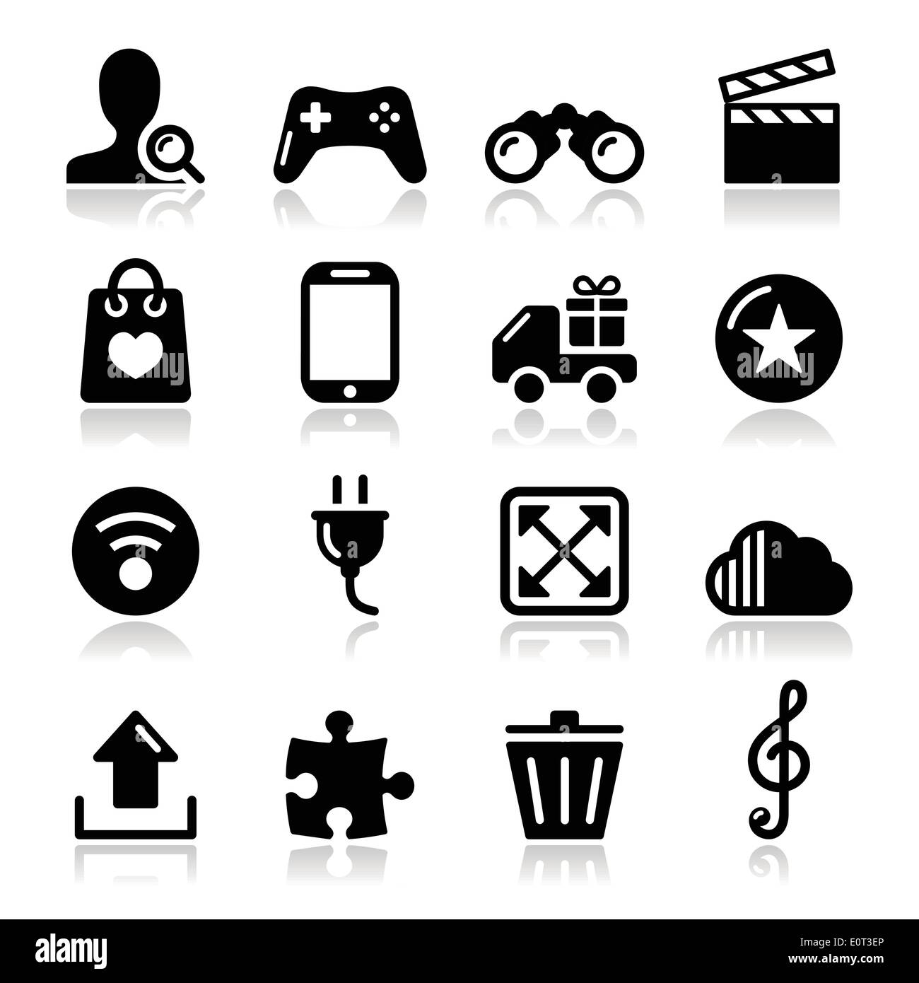 Web internet icons set - vector Stock Vector Image & Art - Alamy