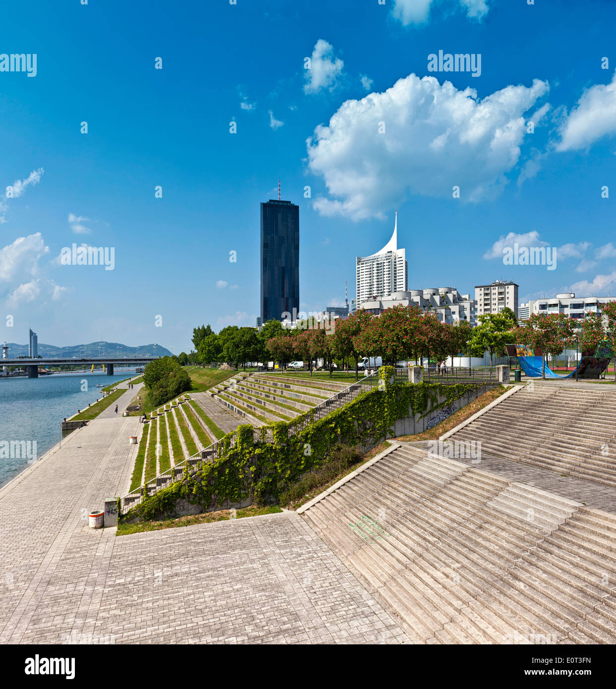 Danube Island Vienna Stock Photo - Alamy