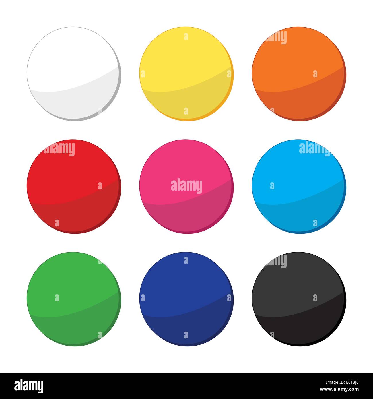Round glossy modern web Stock Vector Images - Alamy