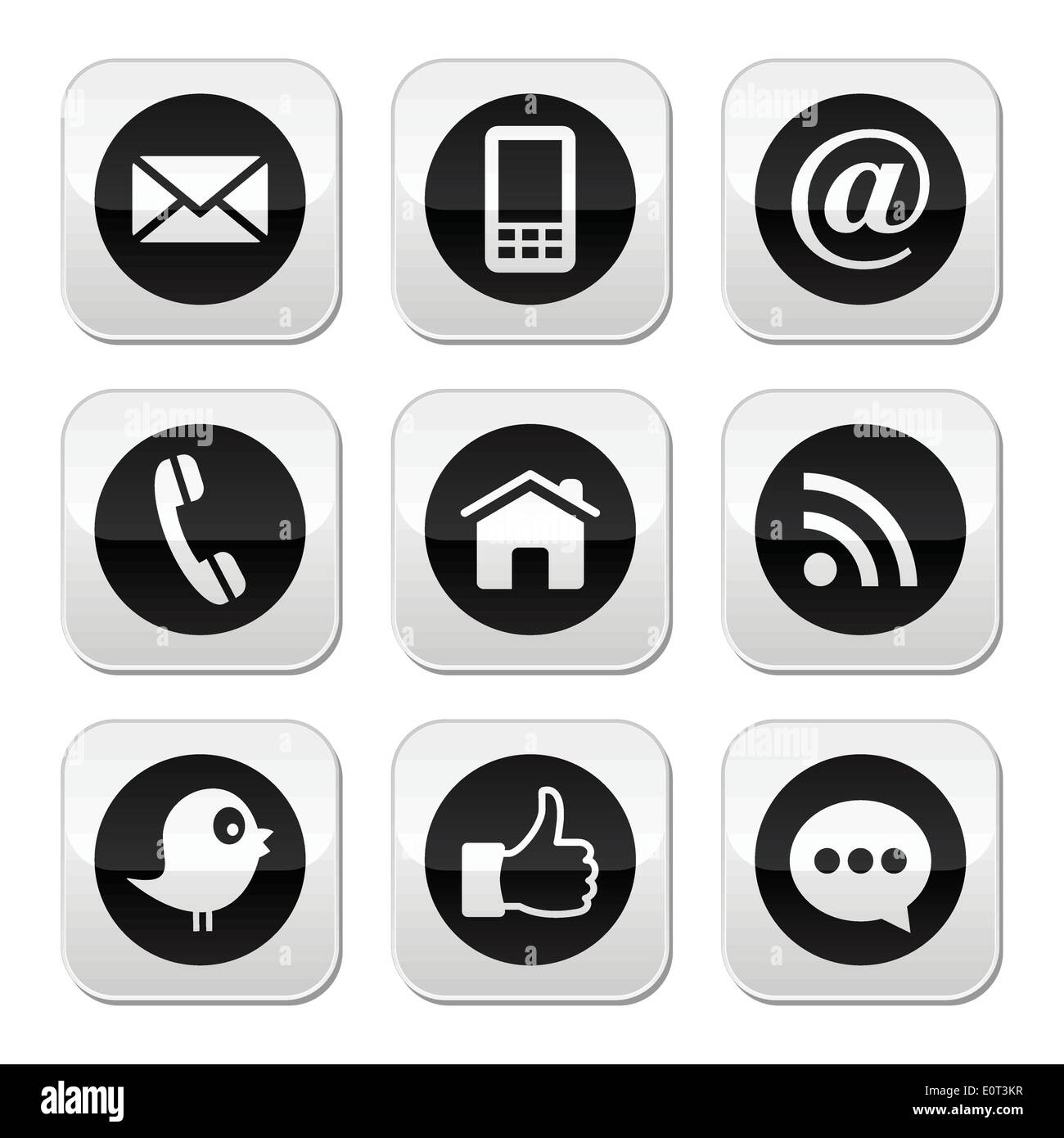 Facebook home page Stock Vector Images - Alamy