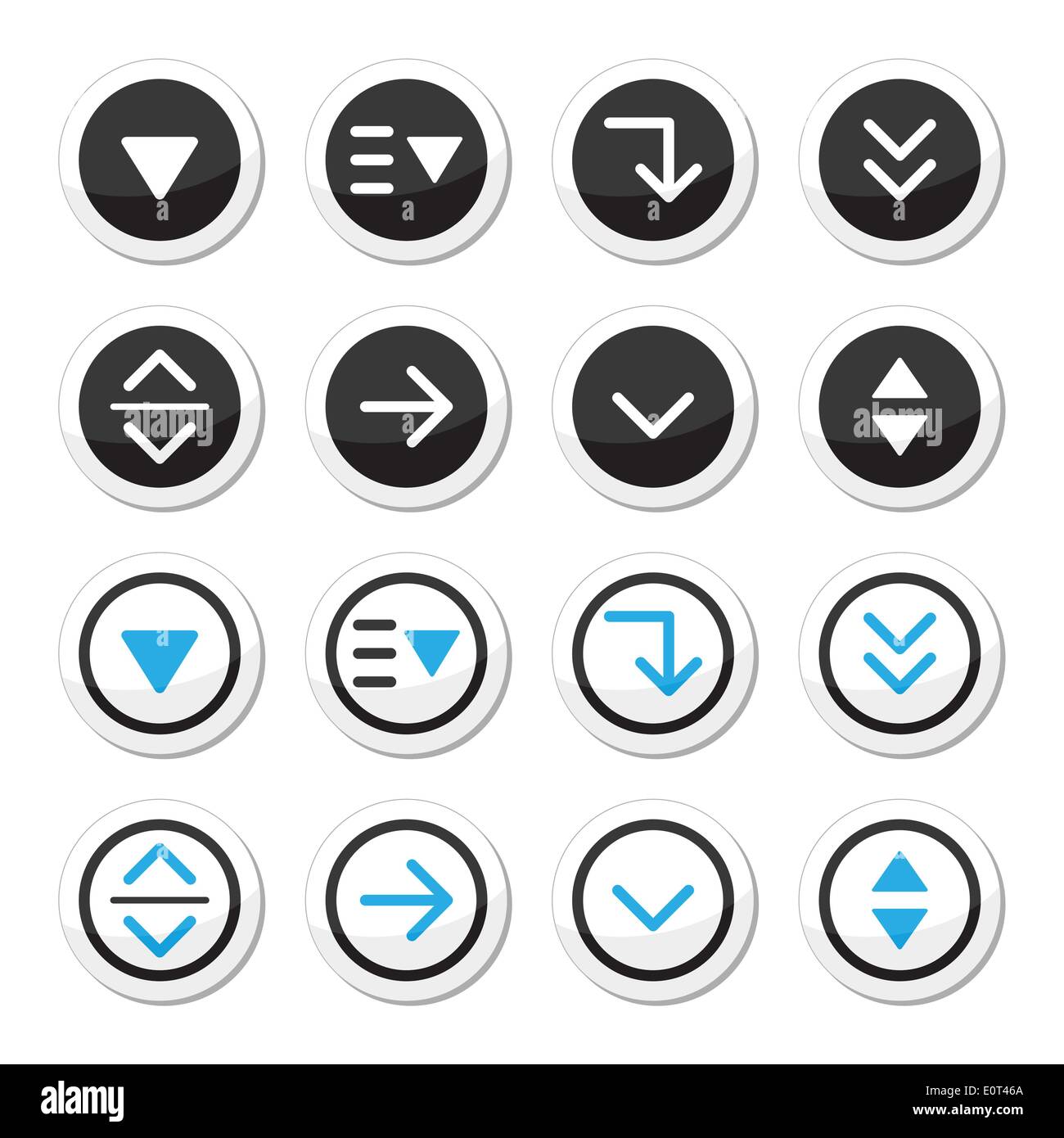 Drop down menu hi-res stock photography and images - Alamy