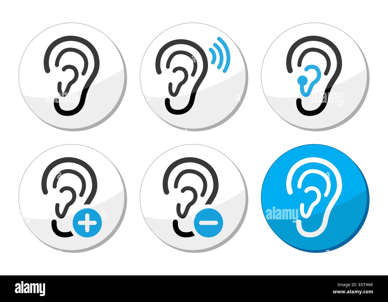 Aid hearing Stock Vector Images - Alamy