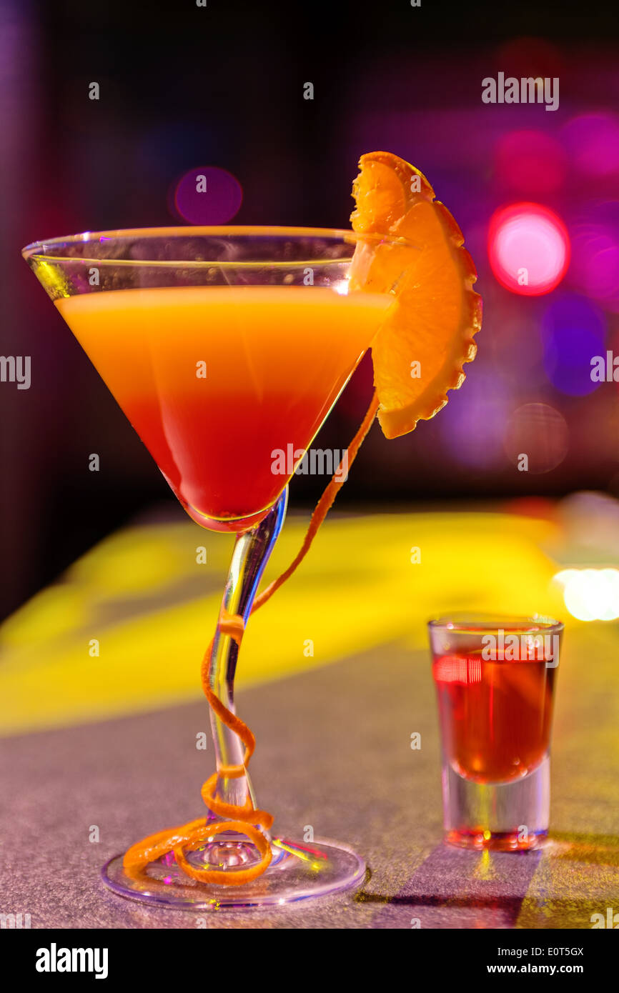 cocktail at bar Stock Photo - Alamy