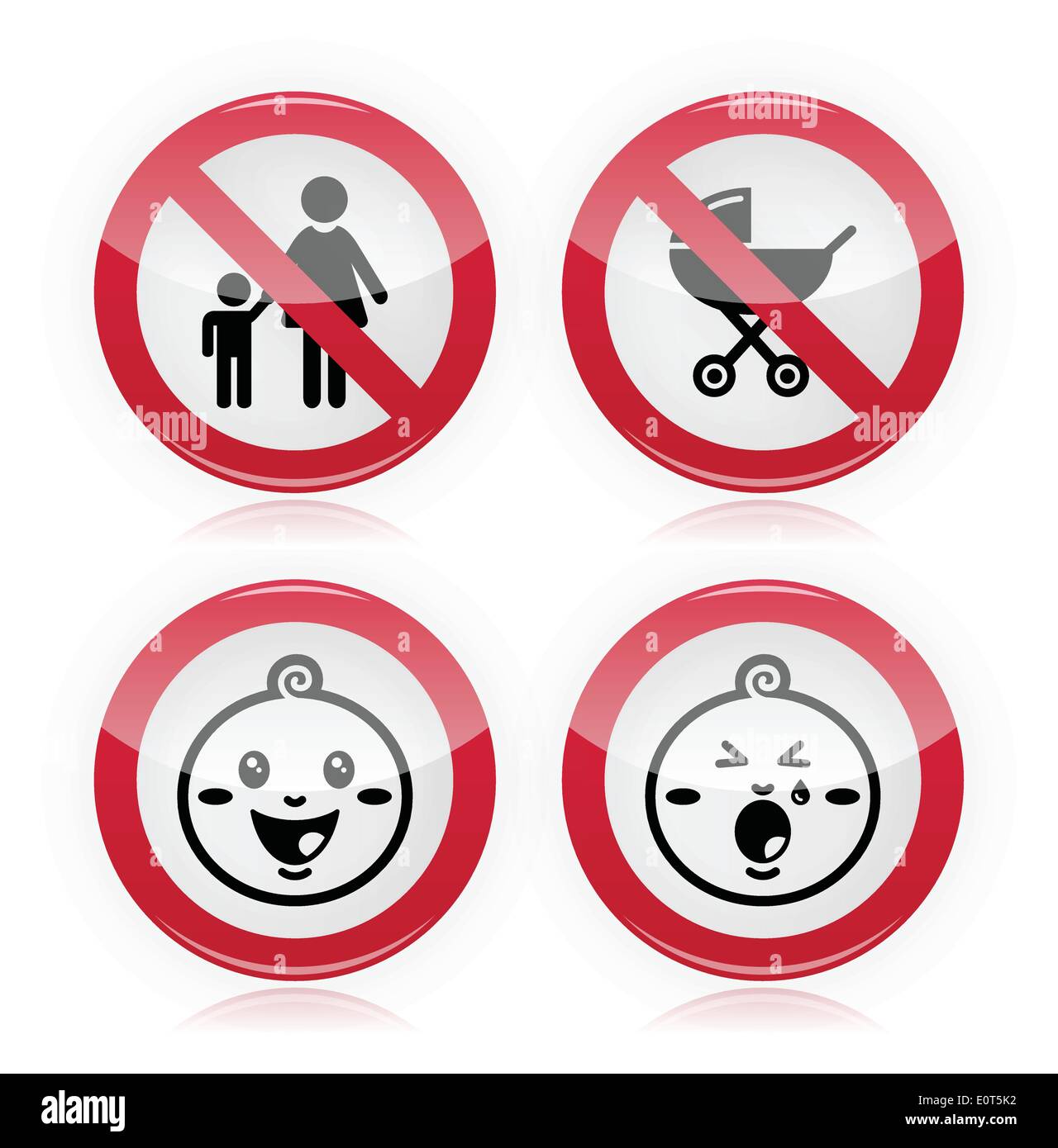 Warning no Stock Vector Images - Alamy