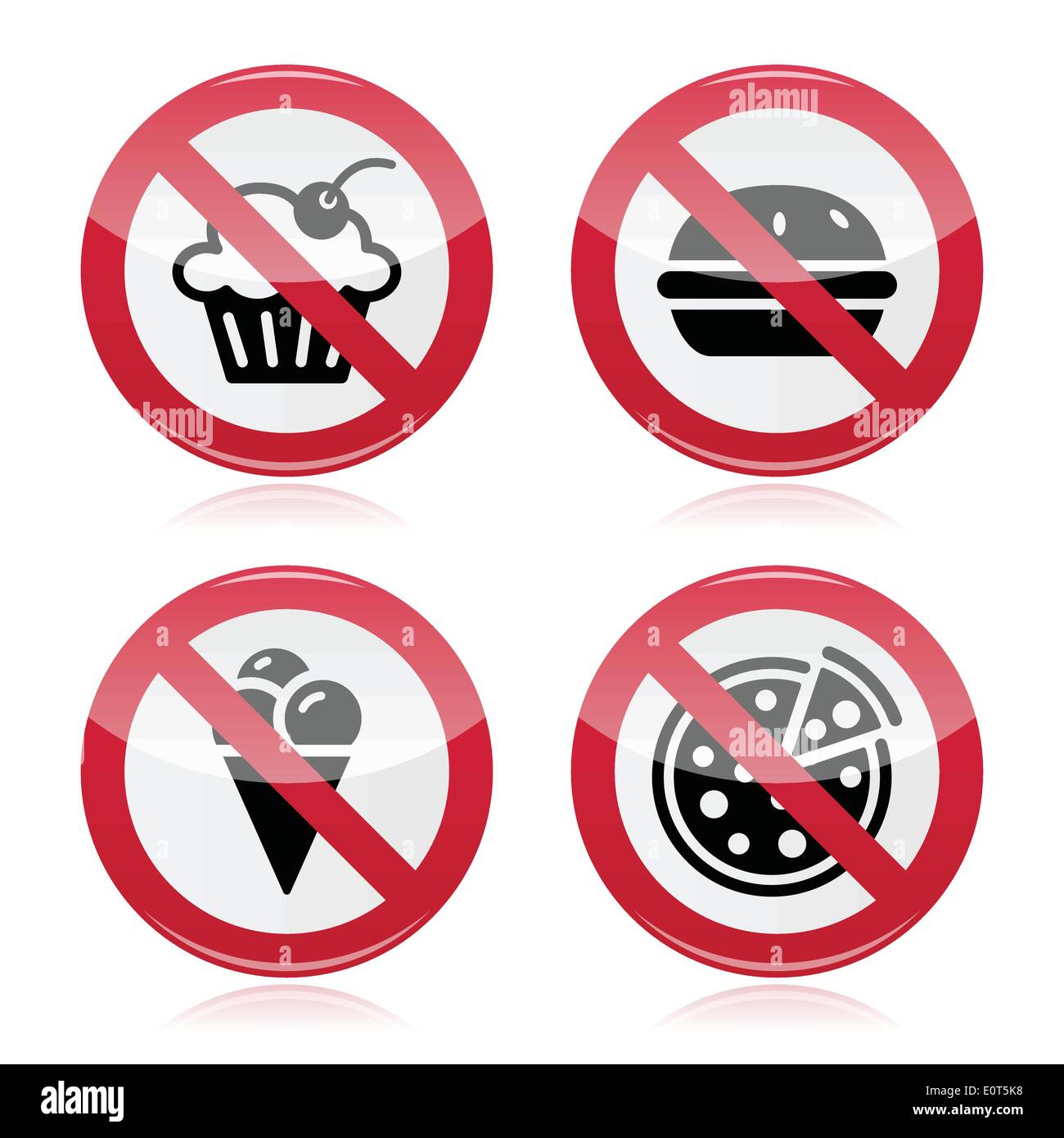 No food sign hi-res stock photography and images - Alamy