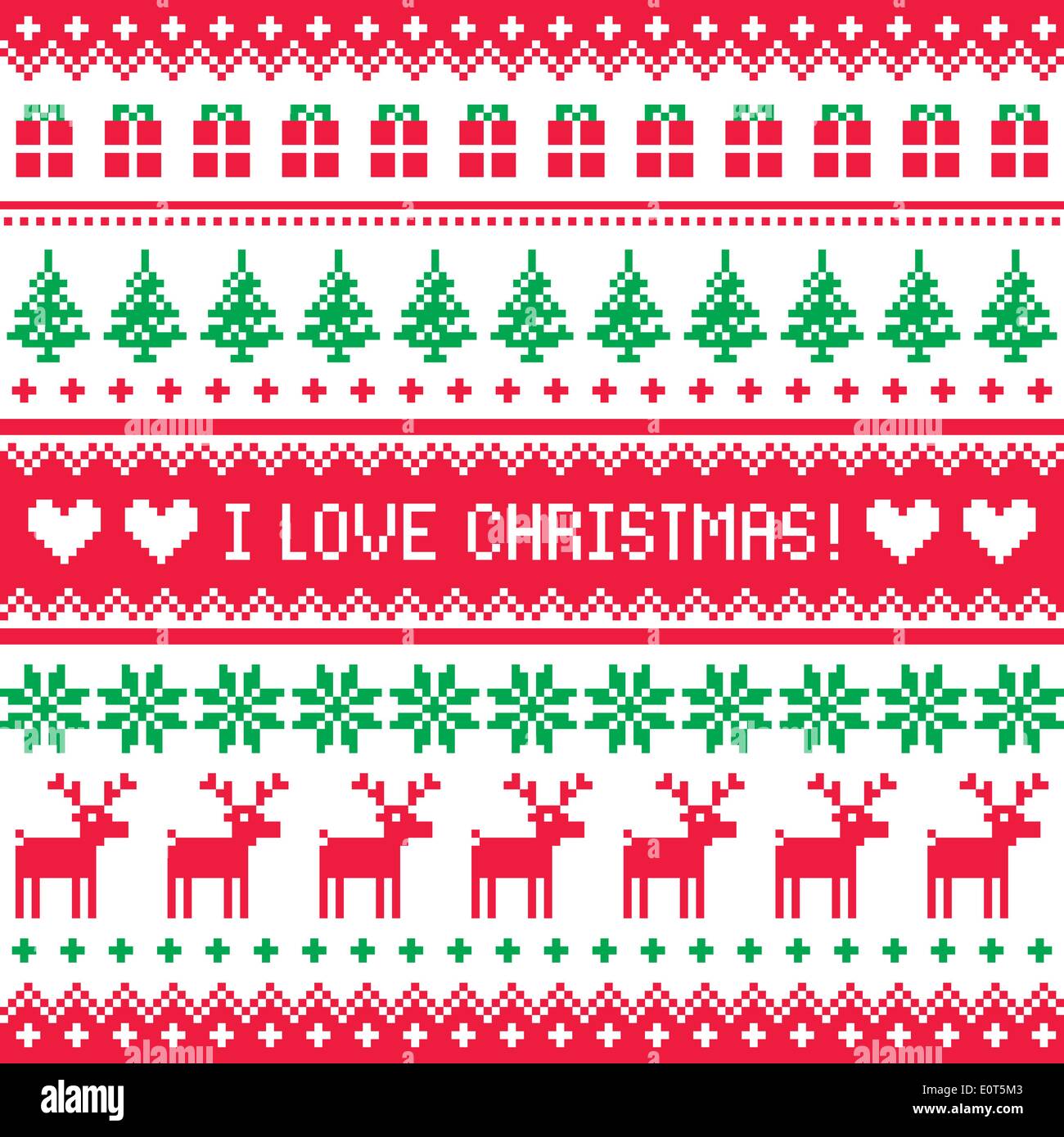 Scandinavian sweater Stock Vector Images - Alamy