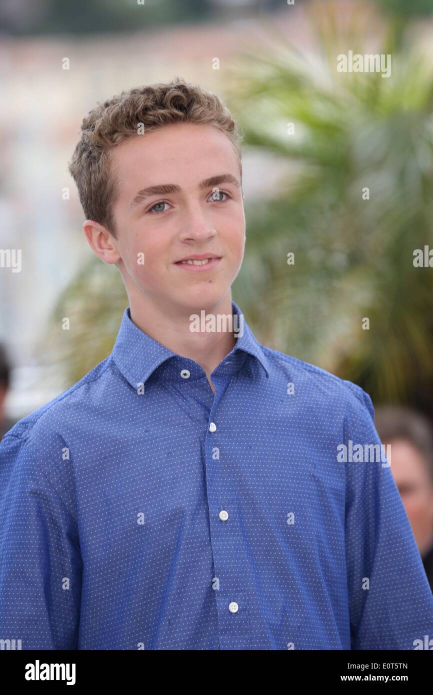 Cannes, France. 19th May 2014. Actor Evan Bird attends the photocall of ...