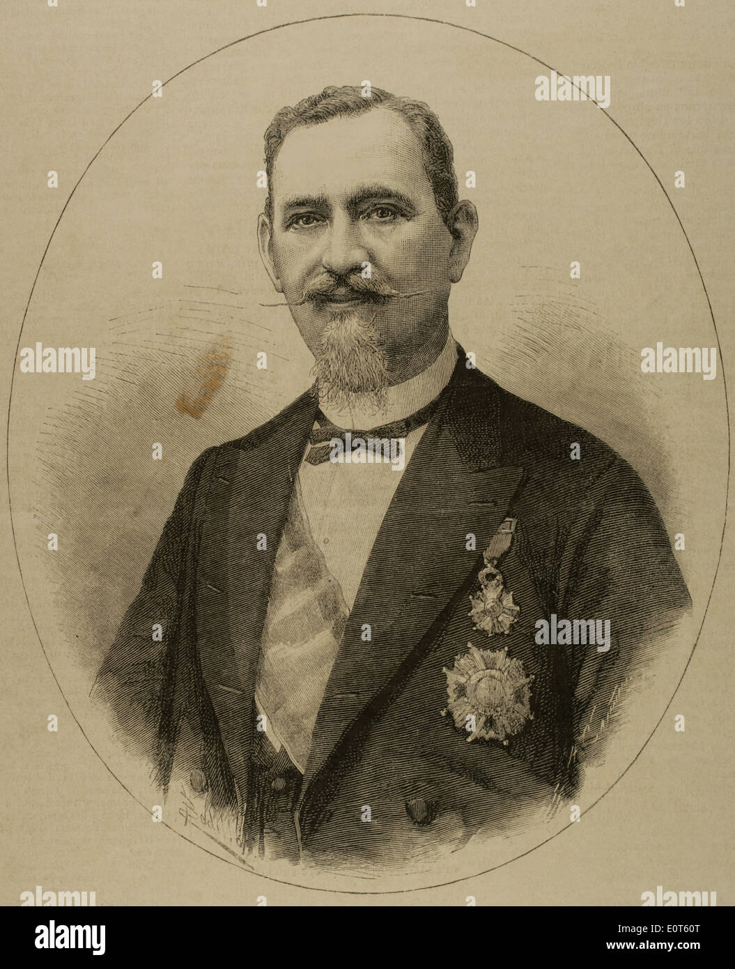 Matias Lopez Lopez (1825-1891). Spanish Industrialist. Portrait ...