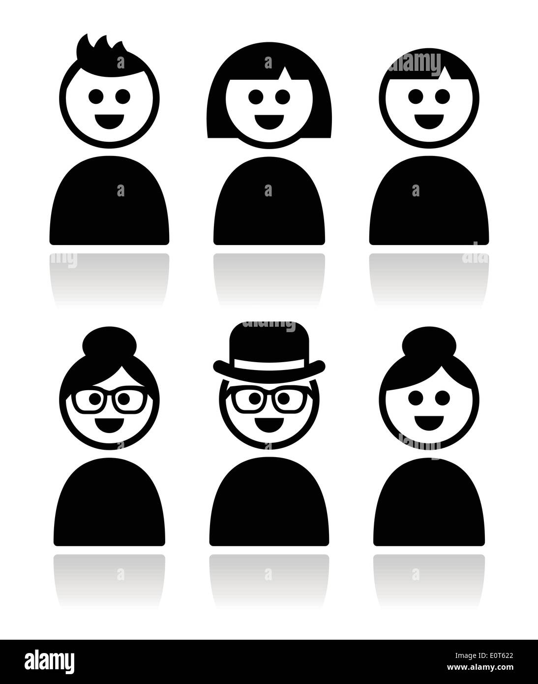 People icons hi-res stock photography and images - Alamy