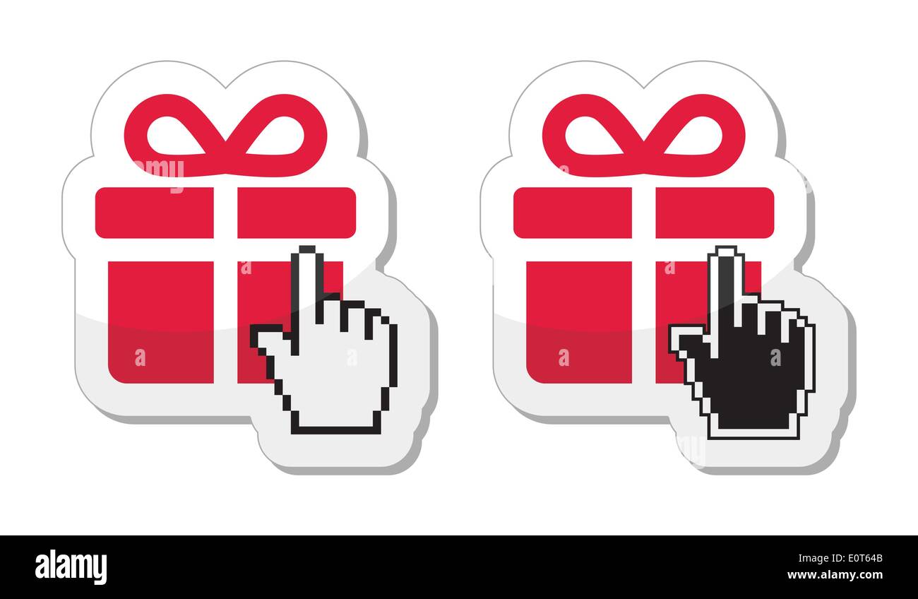 Red present Stock Vector Images - Alamy