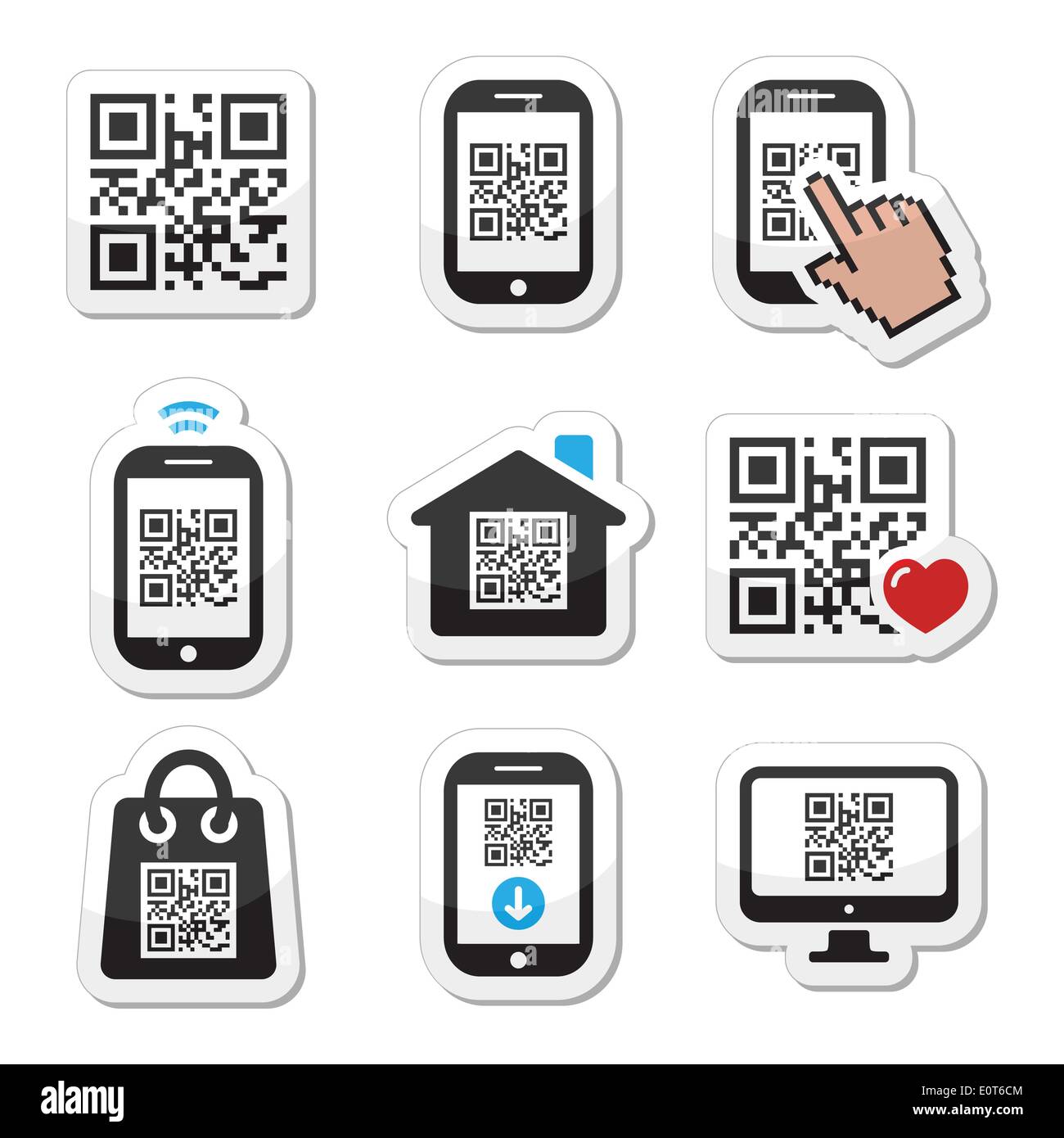 All on mobile Stock Vector Images - Alamy