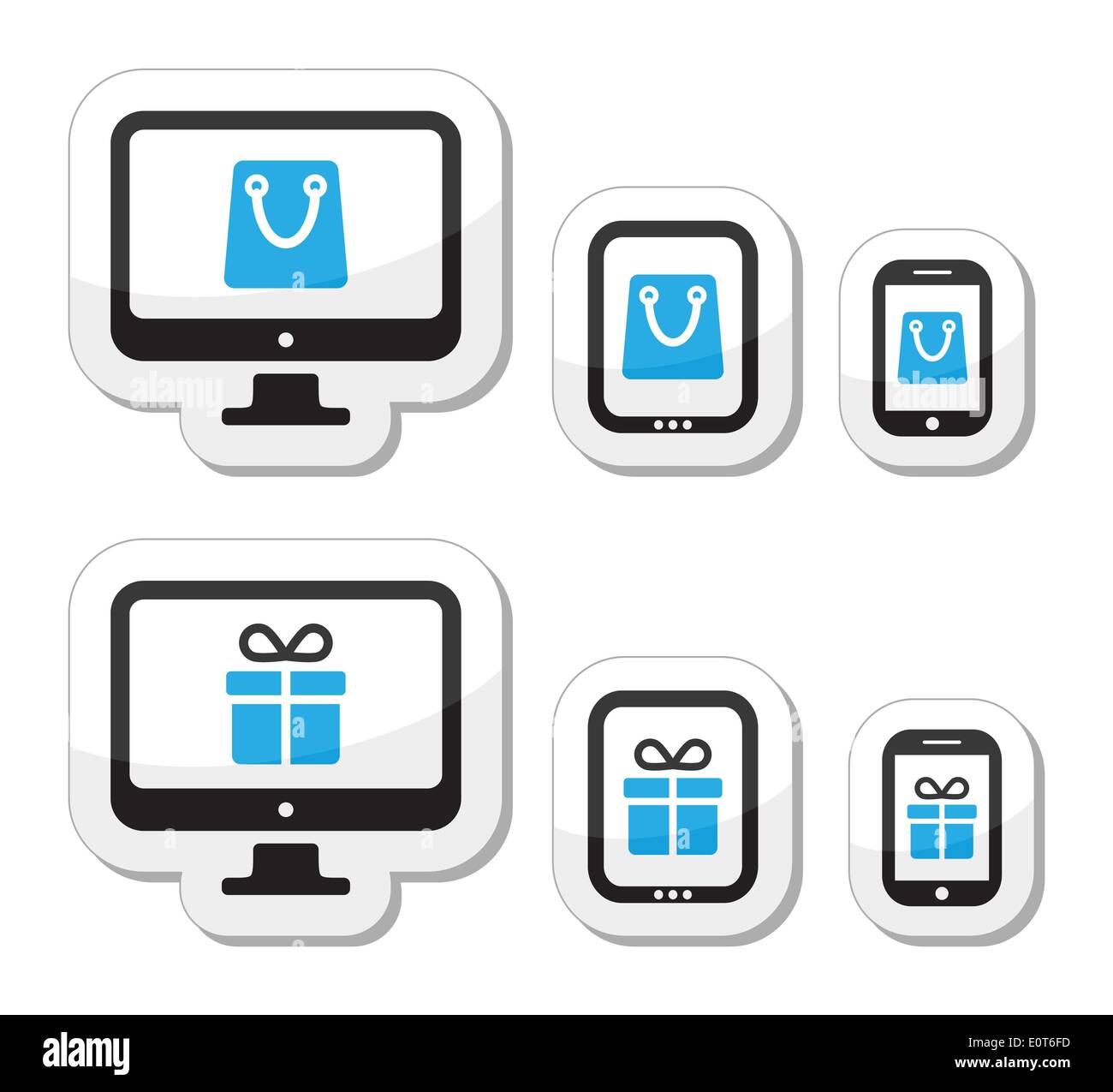 Internet shop Stock Vector Images - Alamy