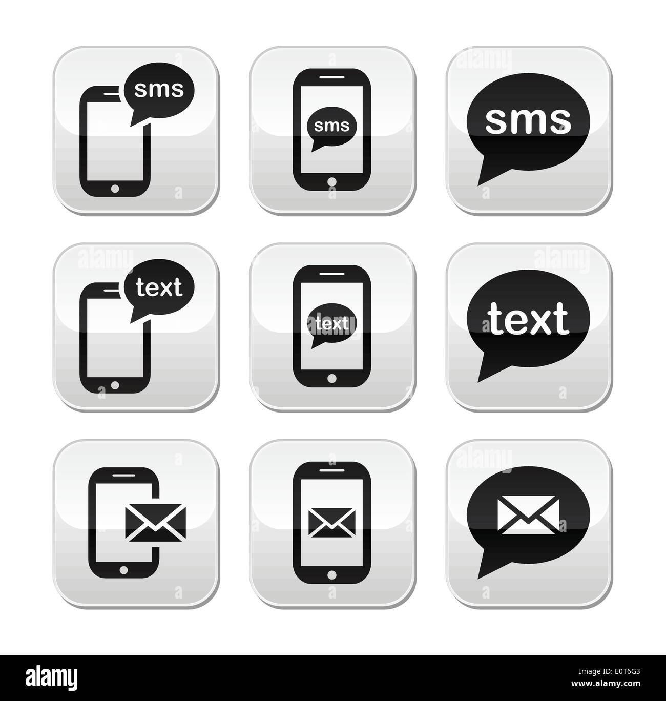 Mail mobile Stock Vector Images - Alamy