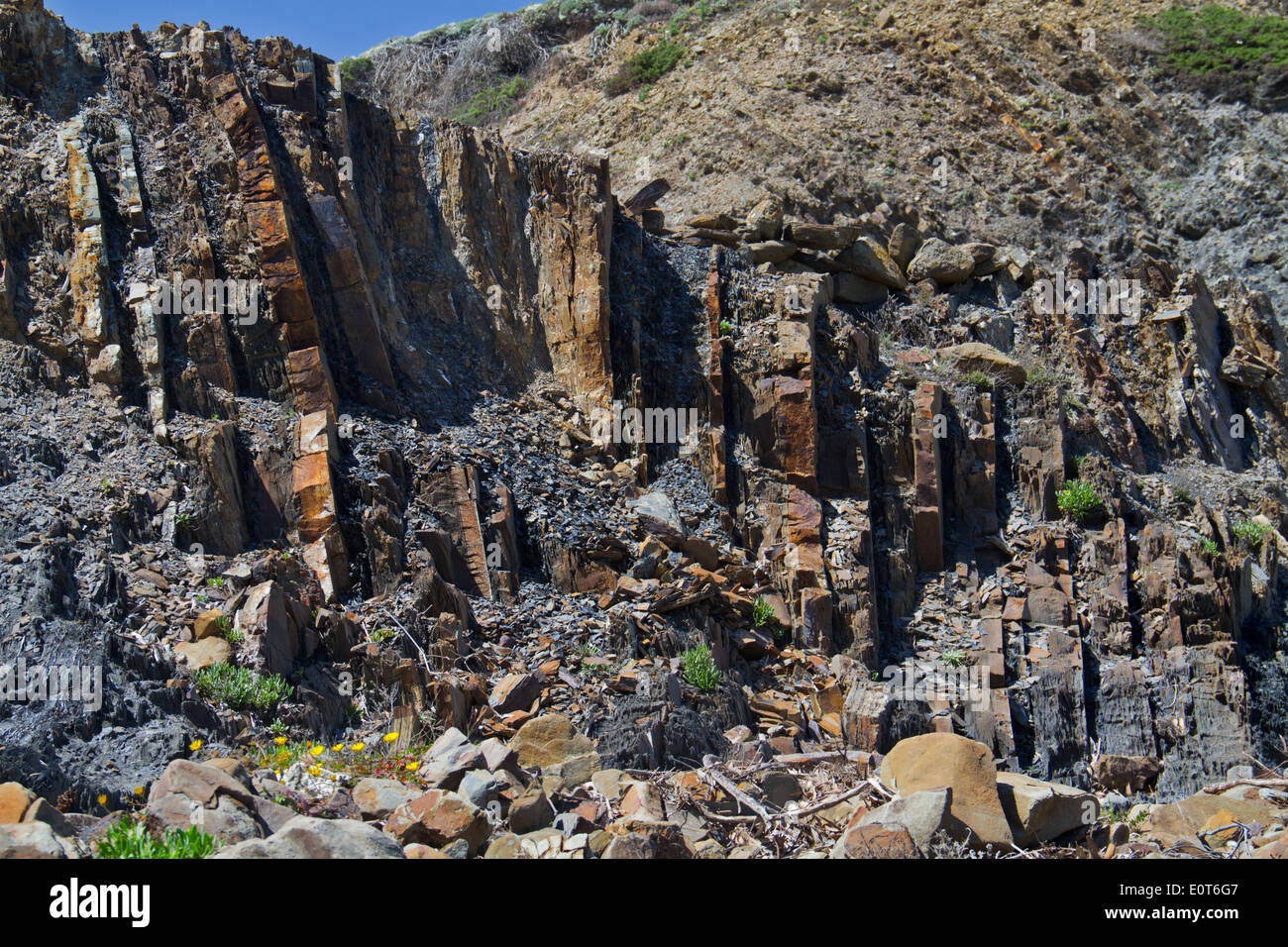 Layered rock hi-res stock photography and images - Alamy