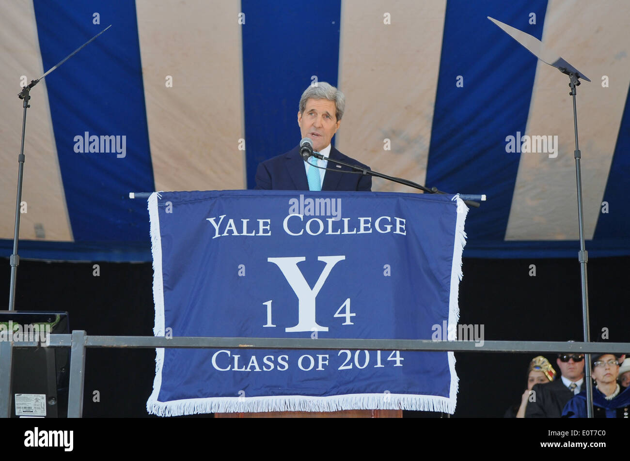 Secretary Kerry Delivers Class Day Remarks at Yale University Stock ...