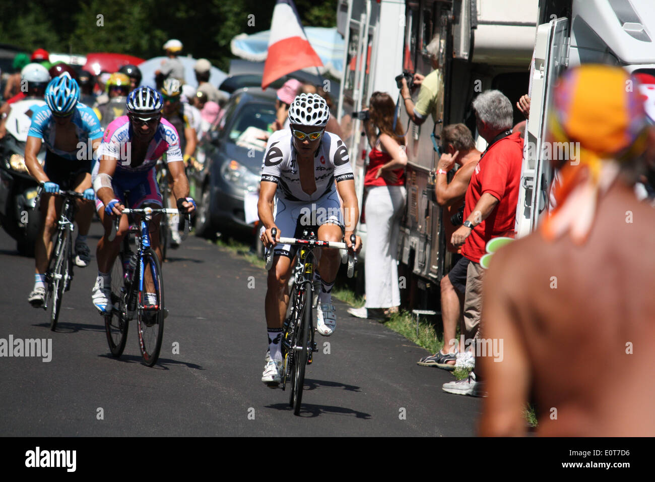 French sporting event bike, Tour de France, Chambaran, Isere, Rhone ...