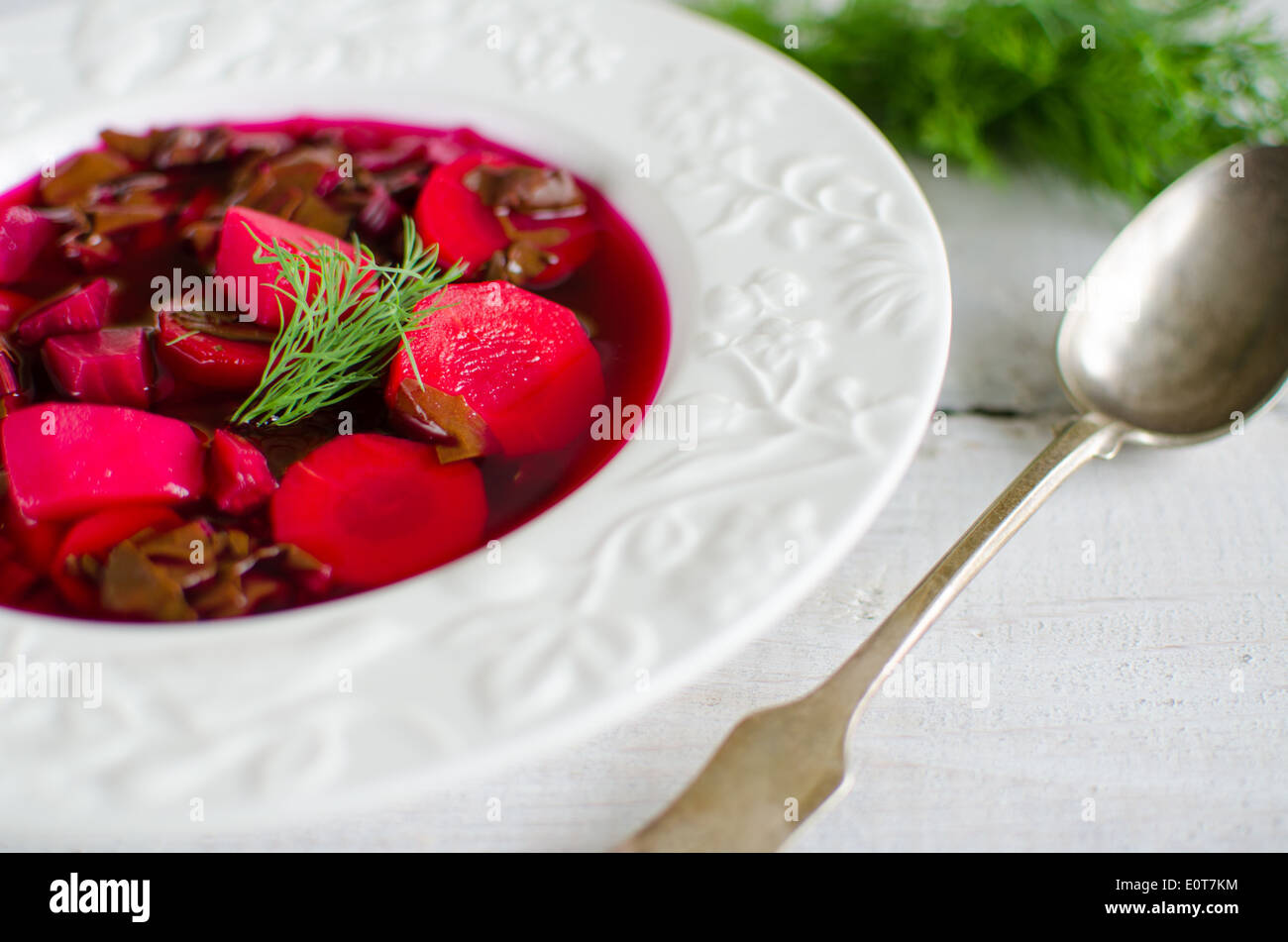 Beet broth hi-res stock photography and images - Alamy