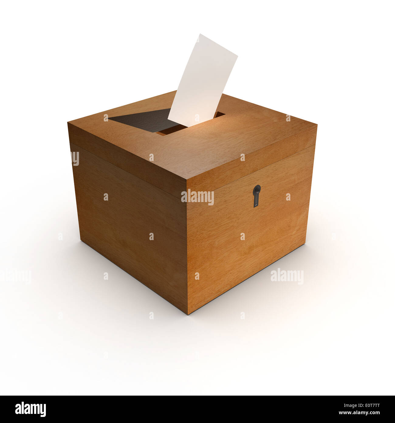 Wooden Ballot Box