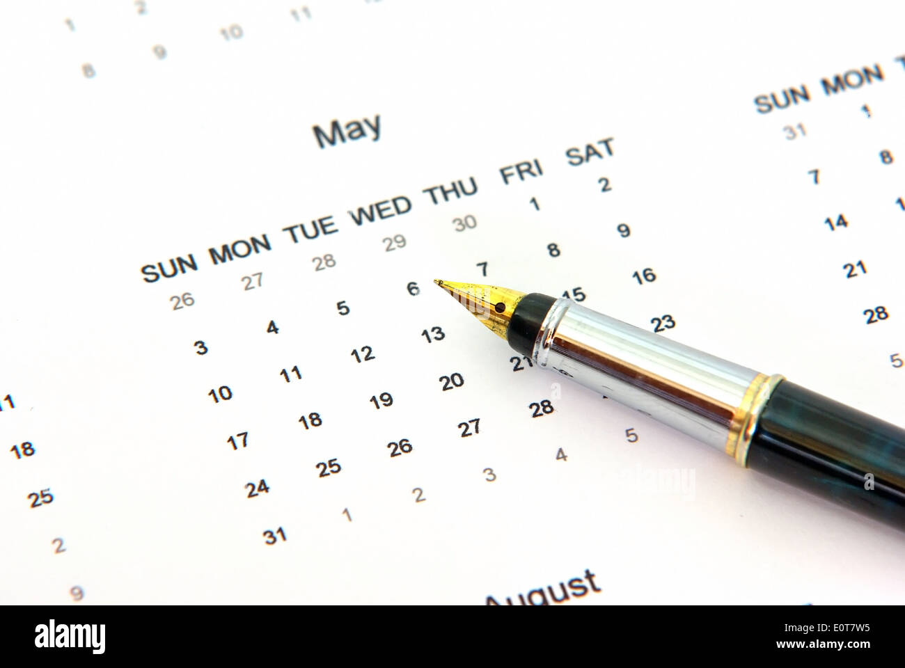 Calendar hi-res stock photography and images - Alamy