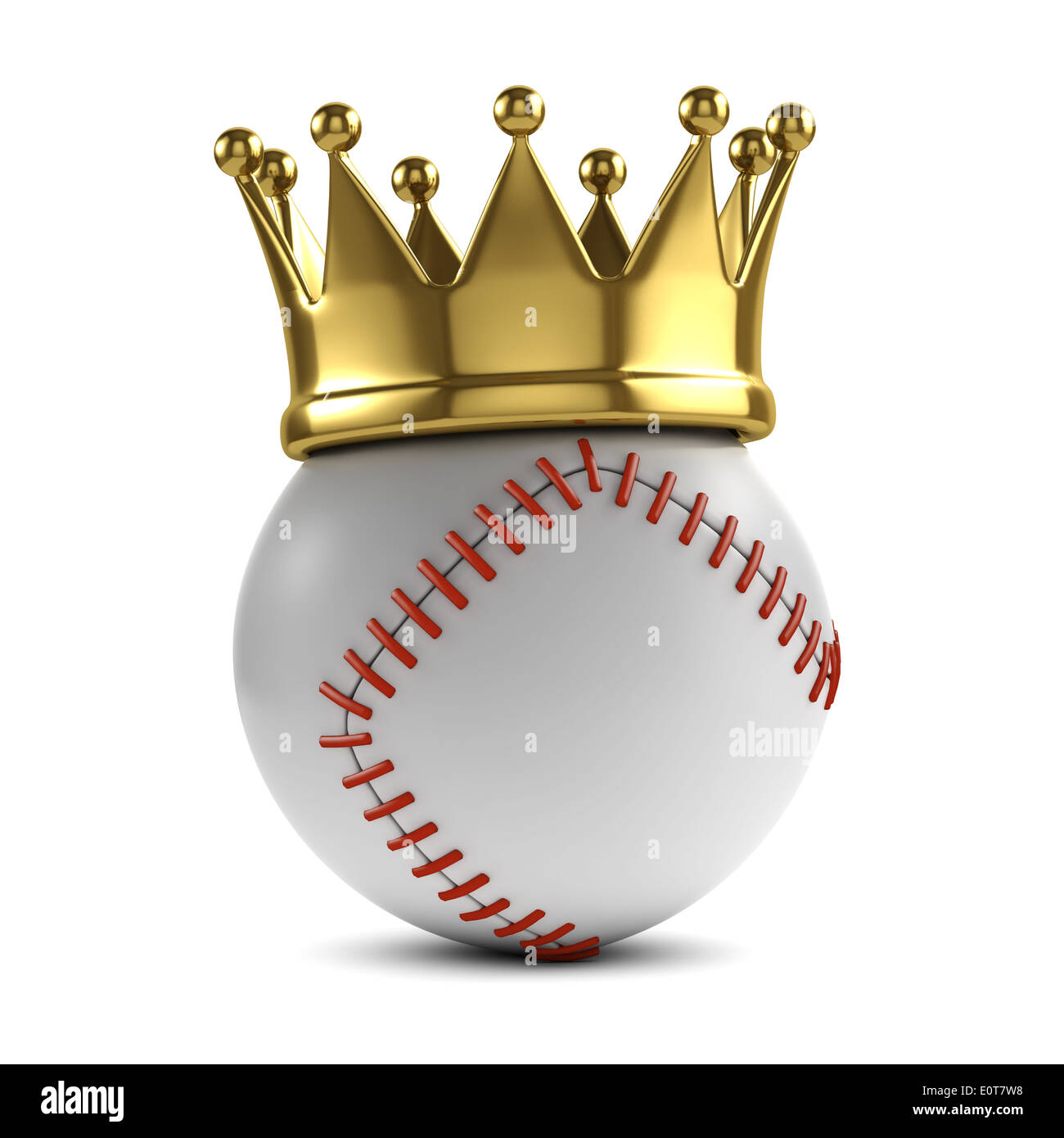 Gold crowned baseball Stock Photo - Alamy