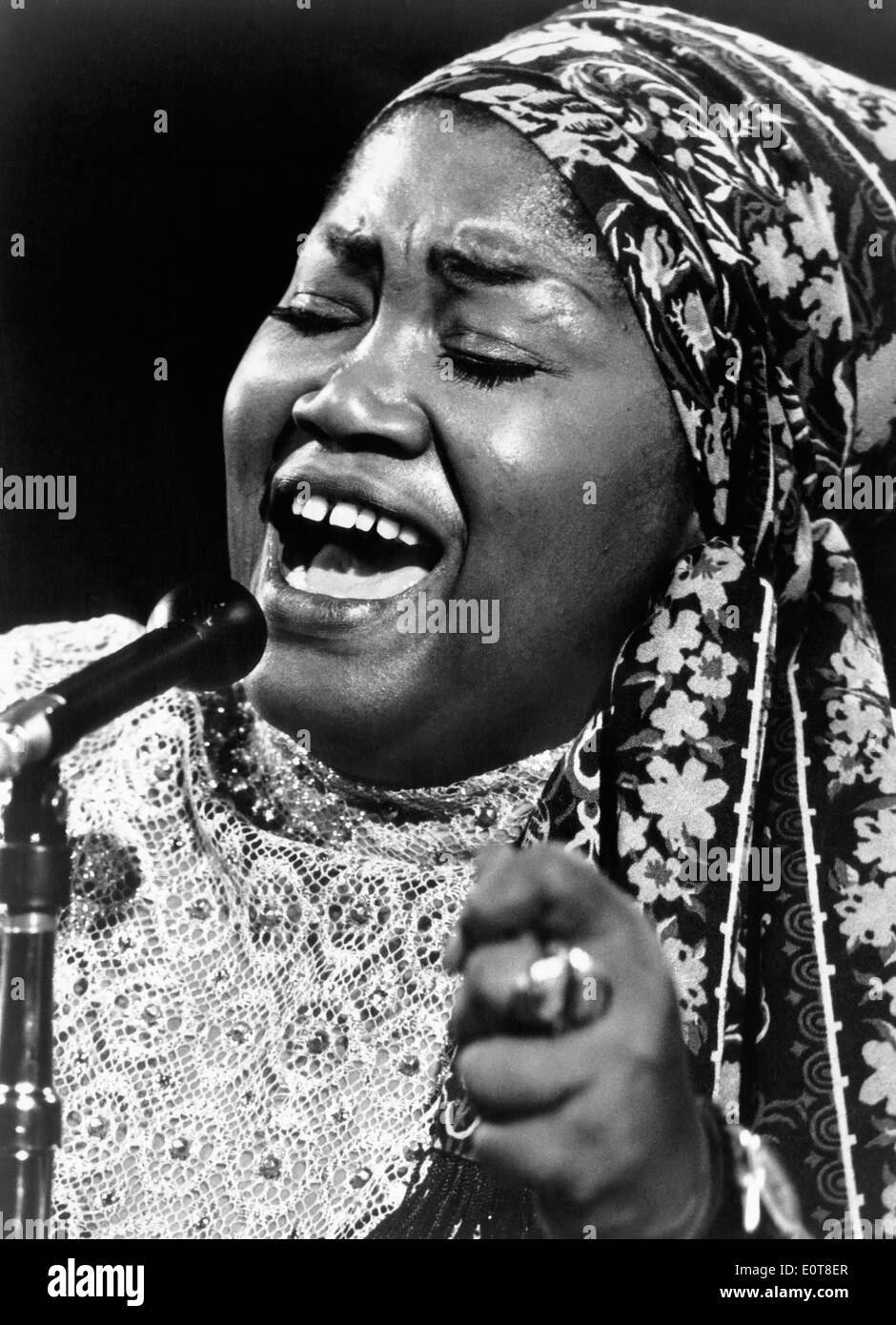 Odetta Holmes or Odetta, American singer, actress, and Civil and Human ...