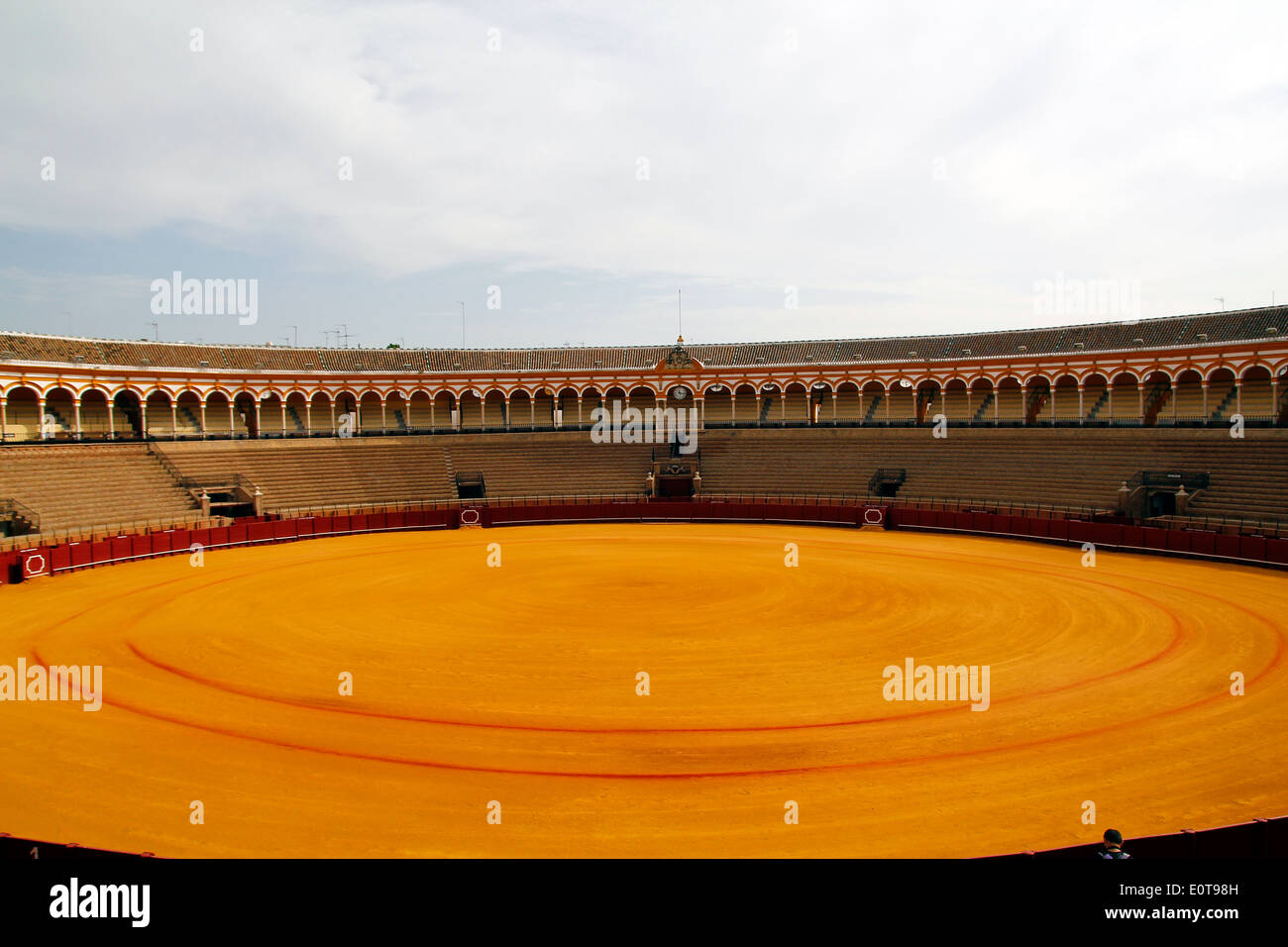 Spanish bullring, in Seville Stock Photo - Alamy