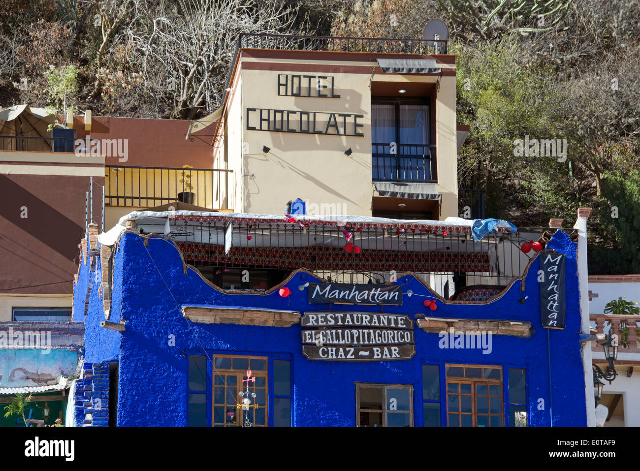 Hotel Chocolate Guanajuato Mexico Stock Photo - Alamy