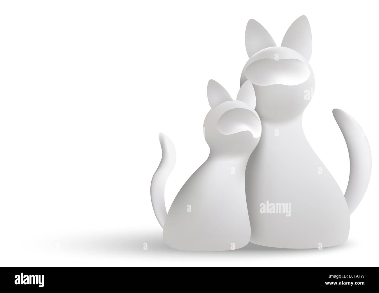 Cats graphics Cut Out Stock Images & Pictures - Alamy