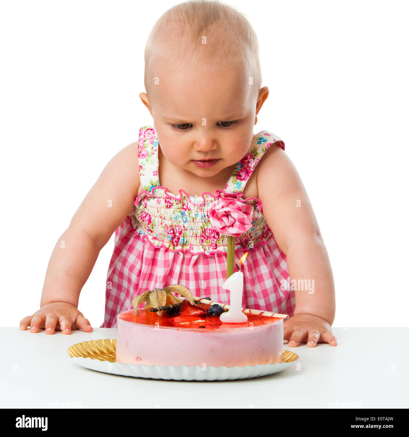 First birthday cute baby girl hi-res stock photography and images - Alamy