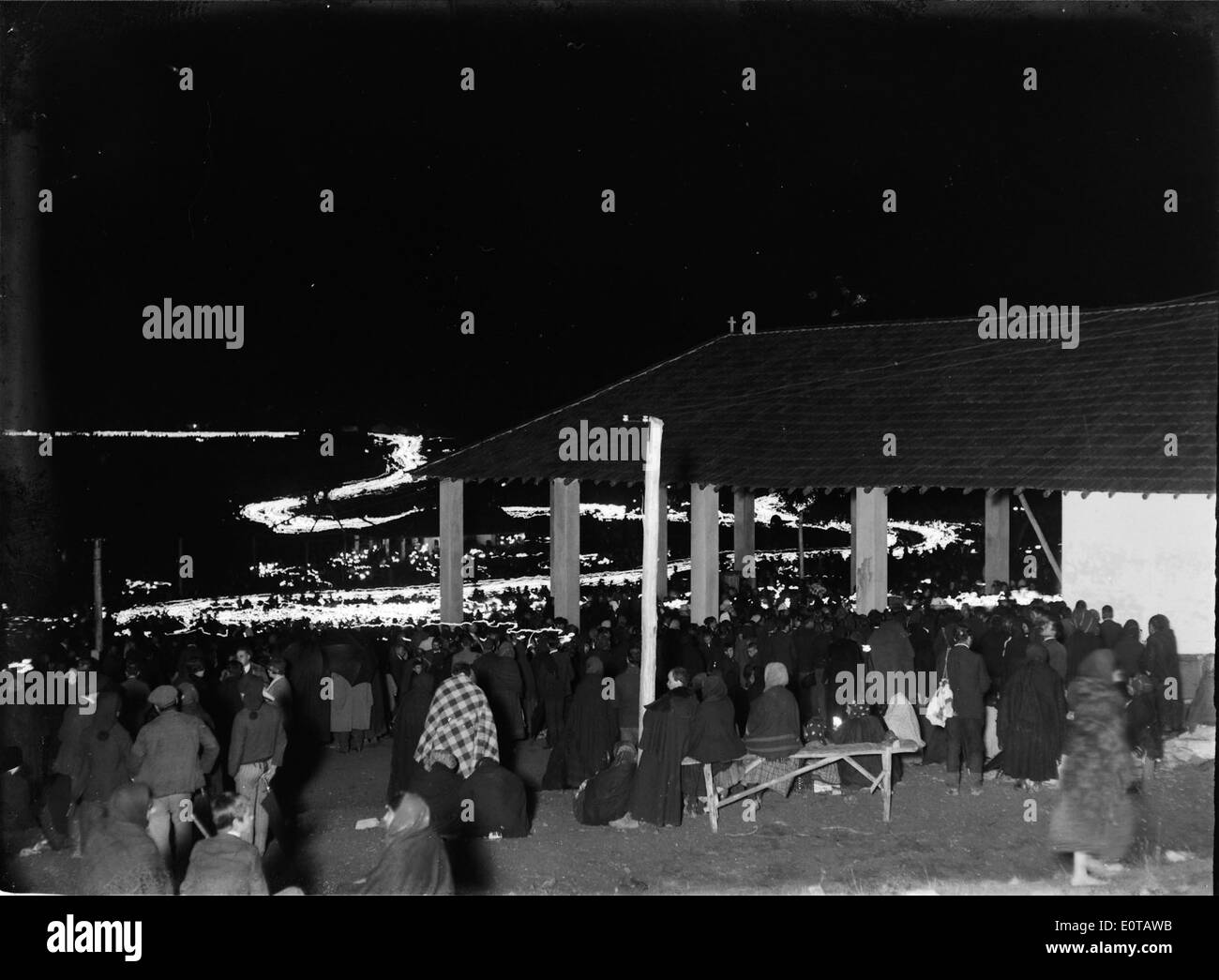 Significant pilgrimage destination Black and White Stock Photos ...